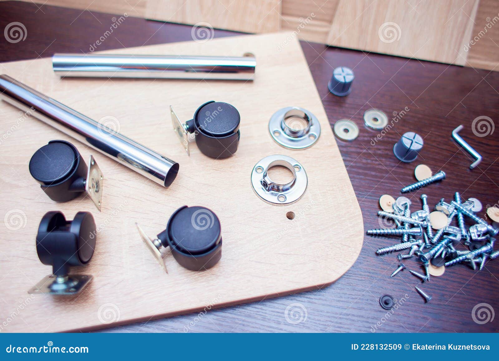 Fasteners for Collecting Furniture. a Set of Fasteners for Assembling a ...