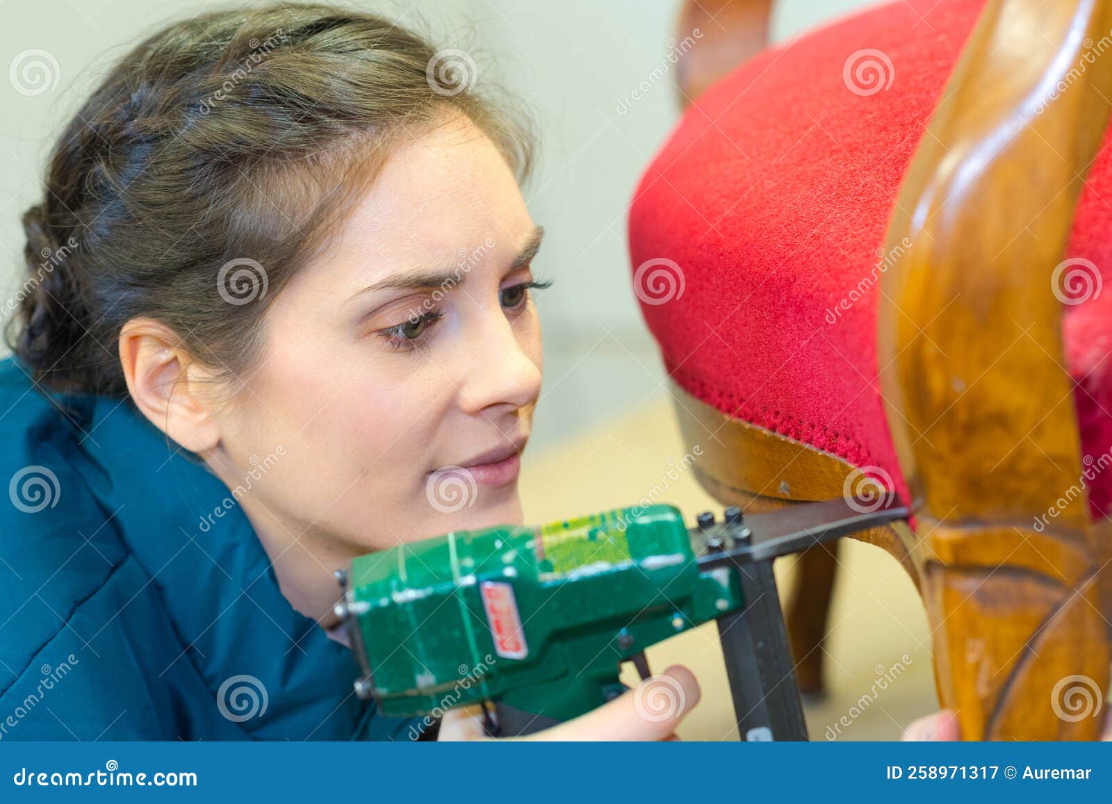 Construction Stapler In Hand Stock Photography | CartoonDealer.com ...