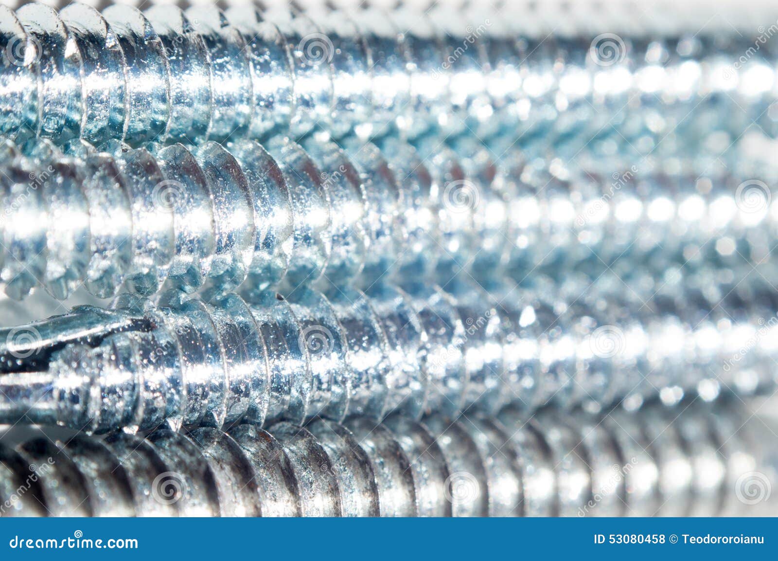 Fastening screws details stock photo. Image of galvanized - 53080458