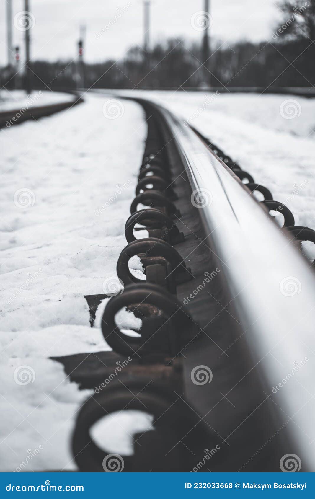 Fastening of Sleepers on the Railway Stock Photo - Image of safety ...