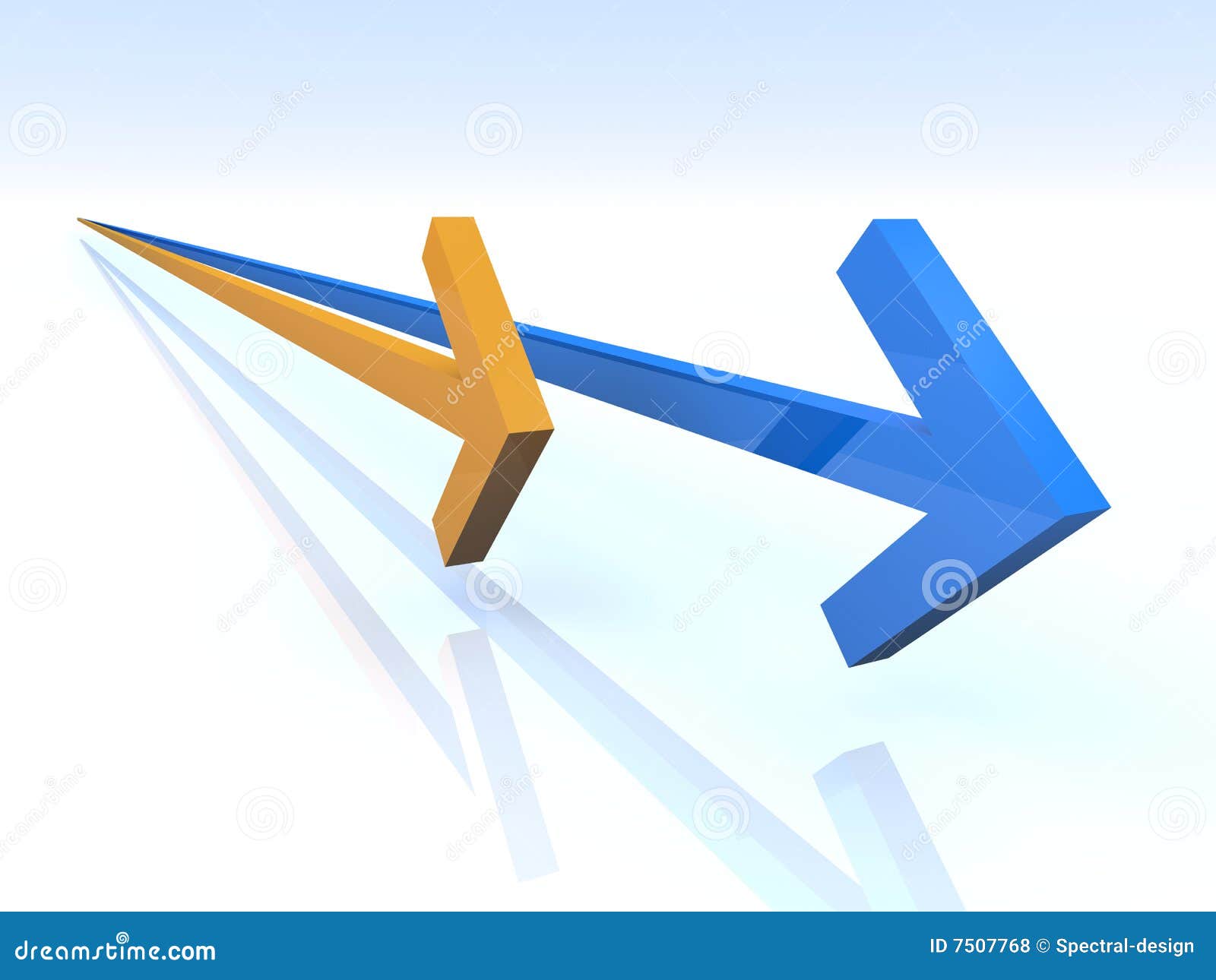 Faster stock illustration. Illustration of sport, arrow - 7507768