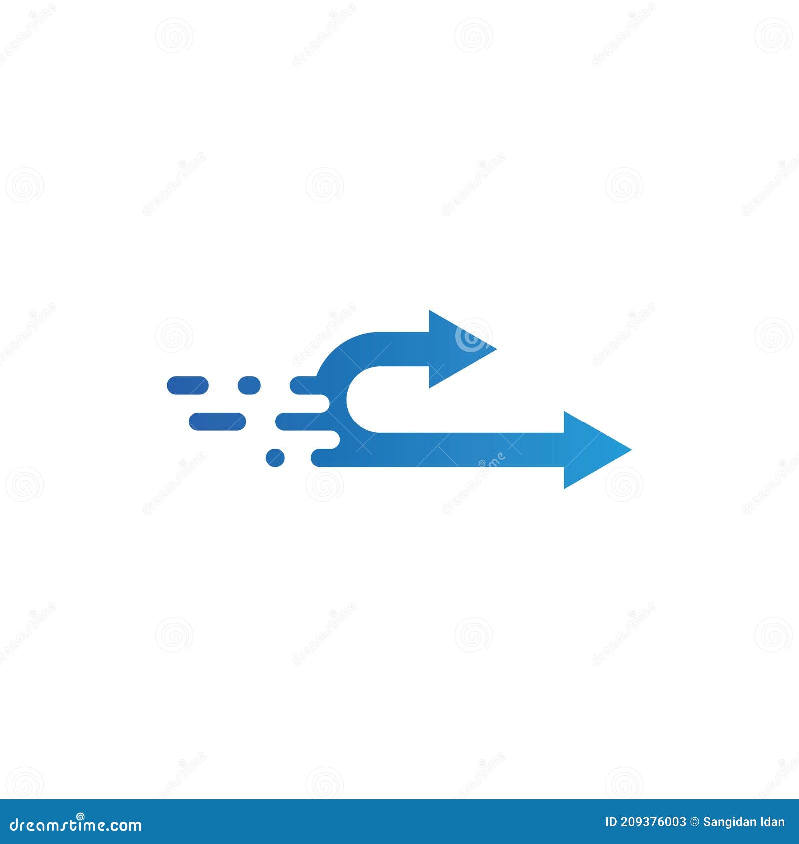 Faster Arrow Icon Vector Illustration Template Stock Vector ...