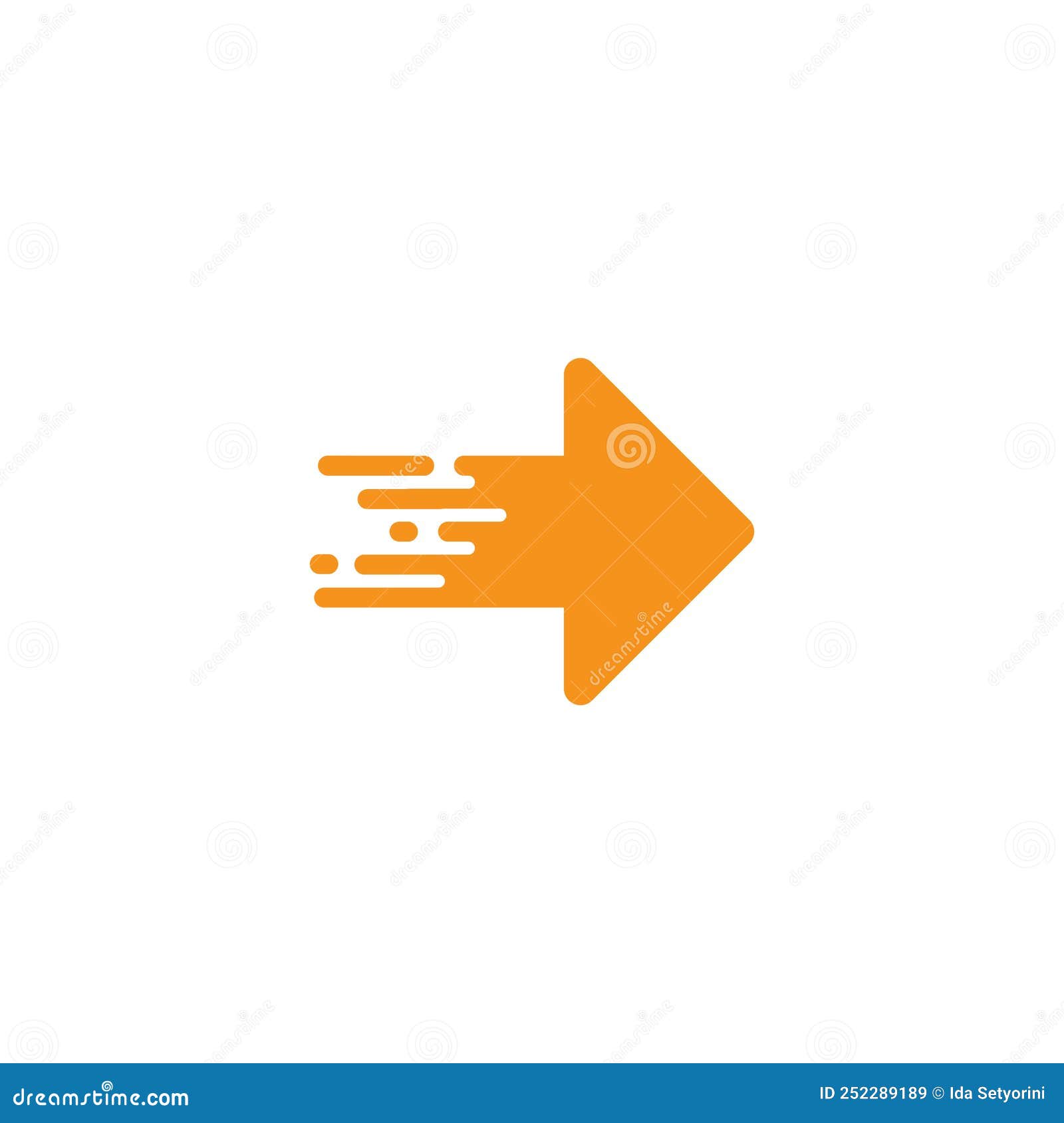 Faster Arrow Logo Vektor Template Stock Illustration - Illustration of ...