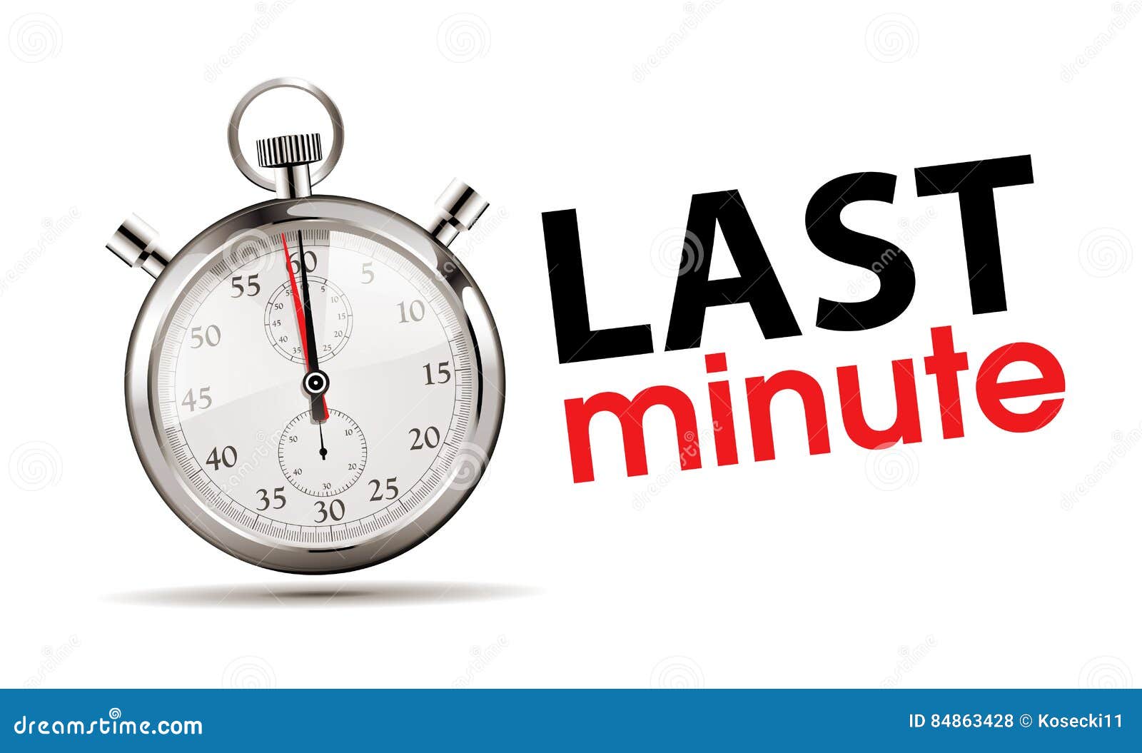 Faster - Business Concept - Time is Running Stock Vector - Illustration ...