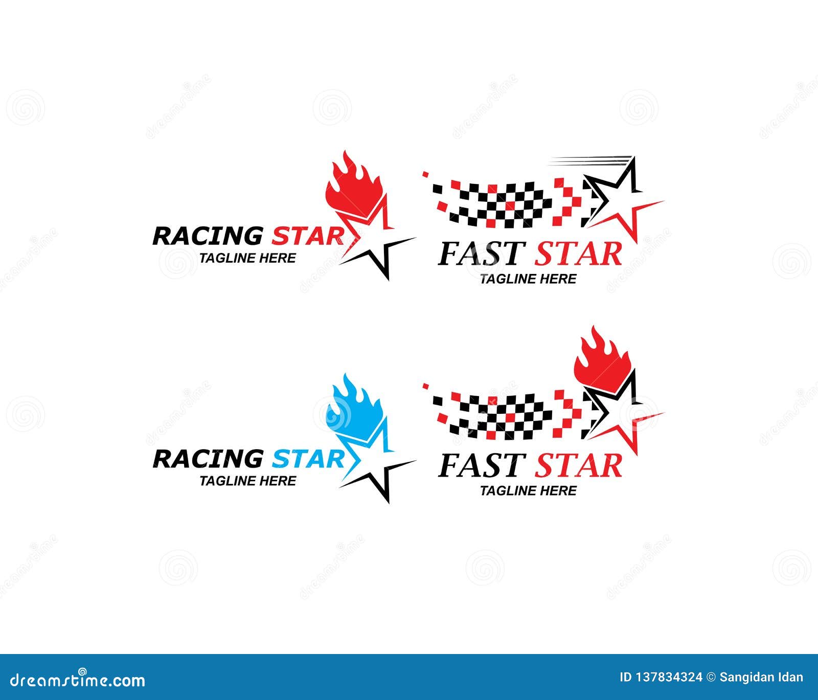 Faster Logo Icon of Automotive Racing Concept Stock Vector ...