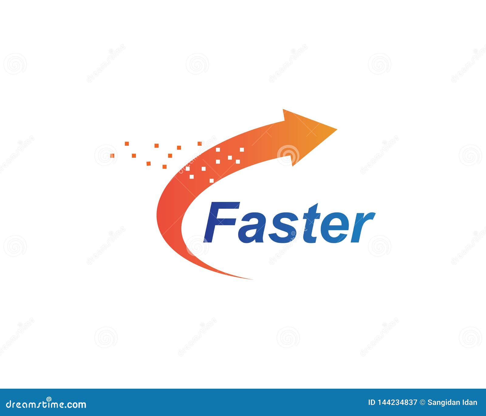 Faster Logo Icon of Automotive Racing Concept Stock Vector ...