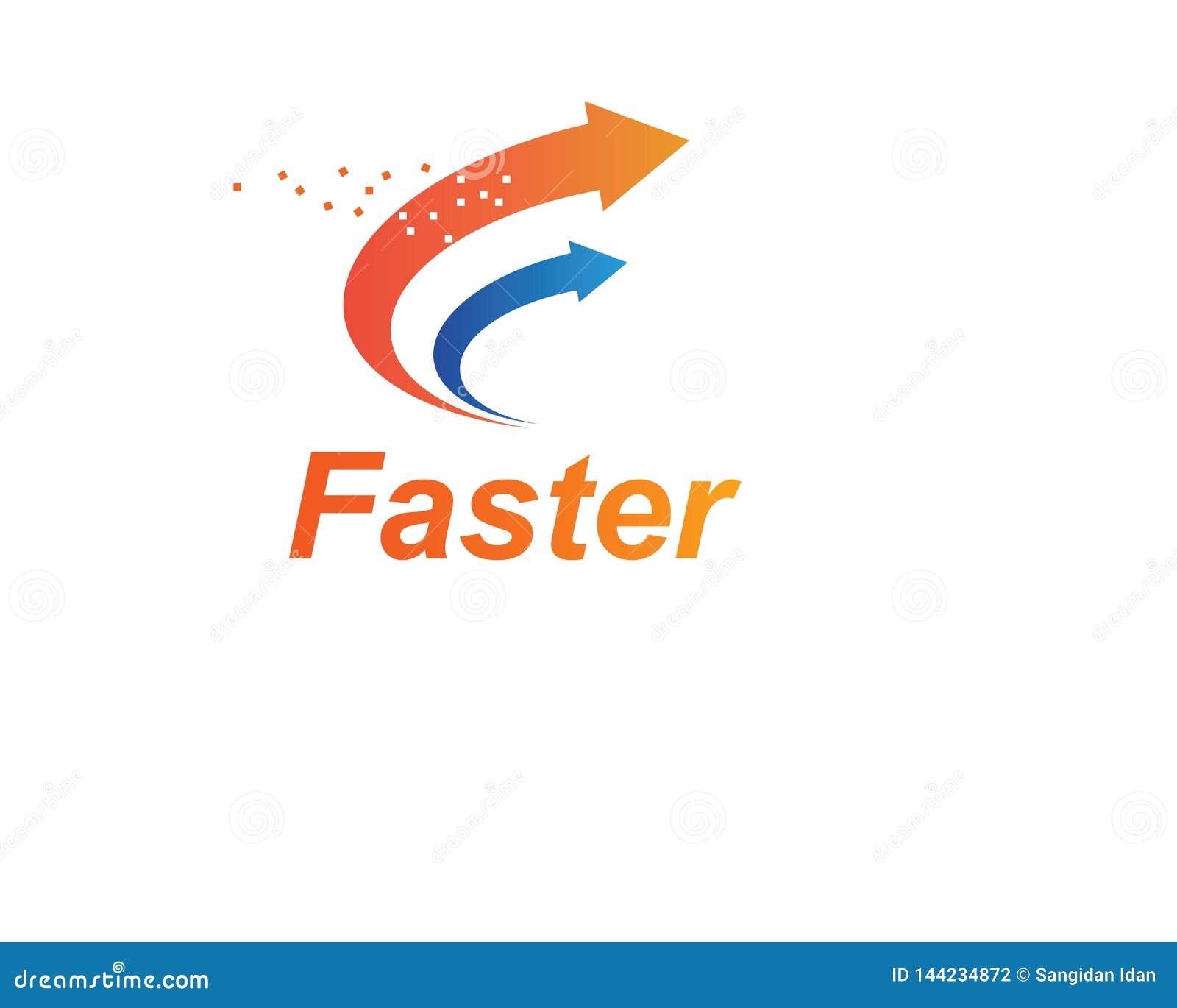 Faster Logo Icon of Automotive Racing Concept Stock Vector ...