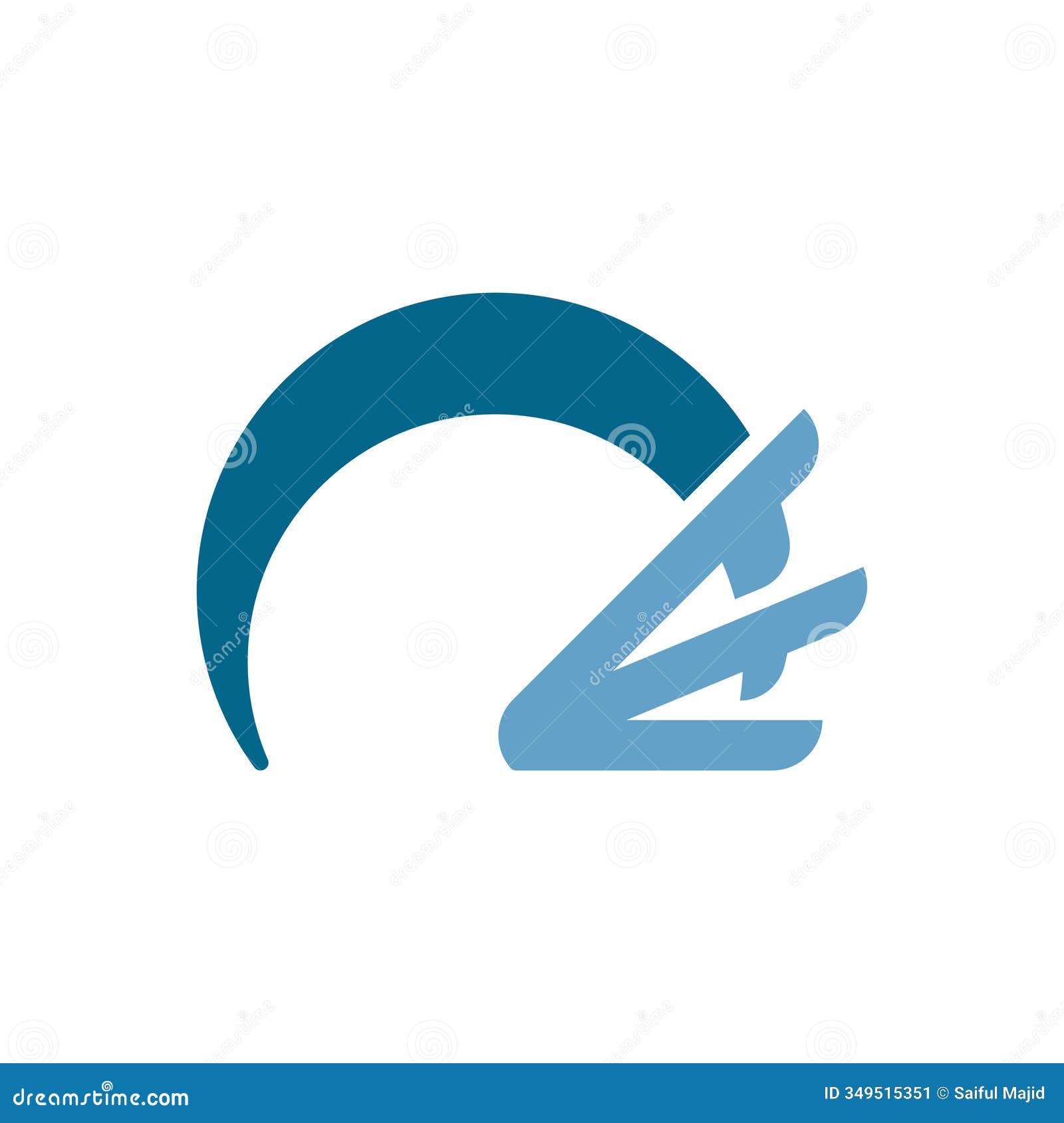 Faster Logo Template Icon stock vector. Illustration of finance - 349515351