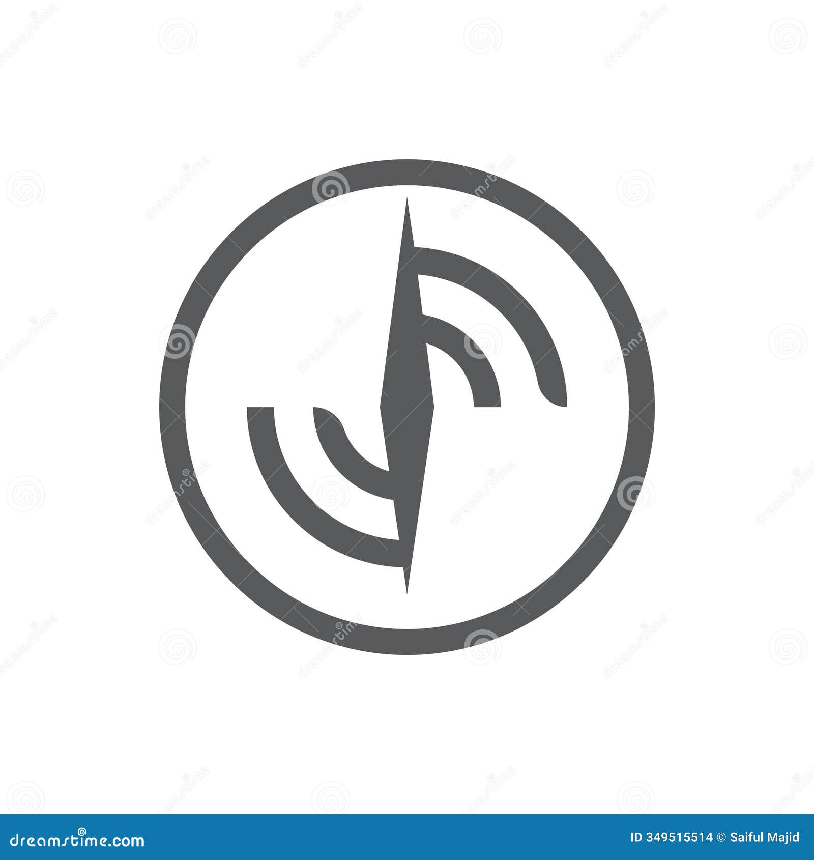 Faster Logo Template Icon stock vector. Illustration of organization ...