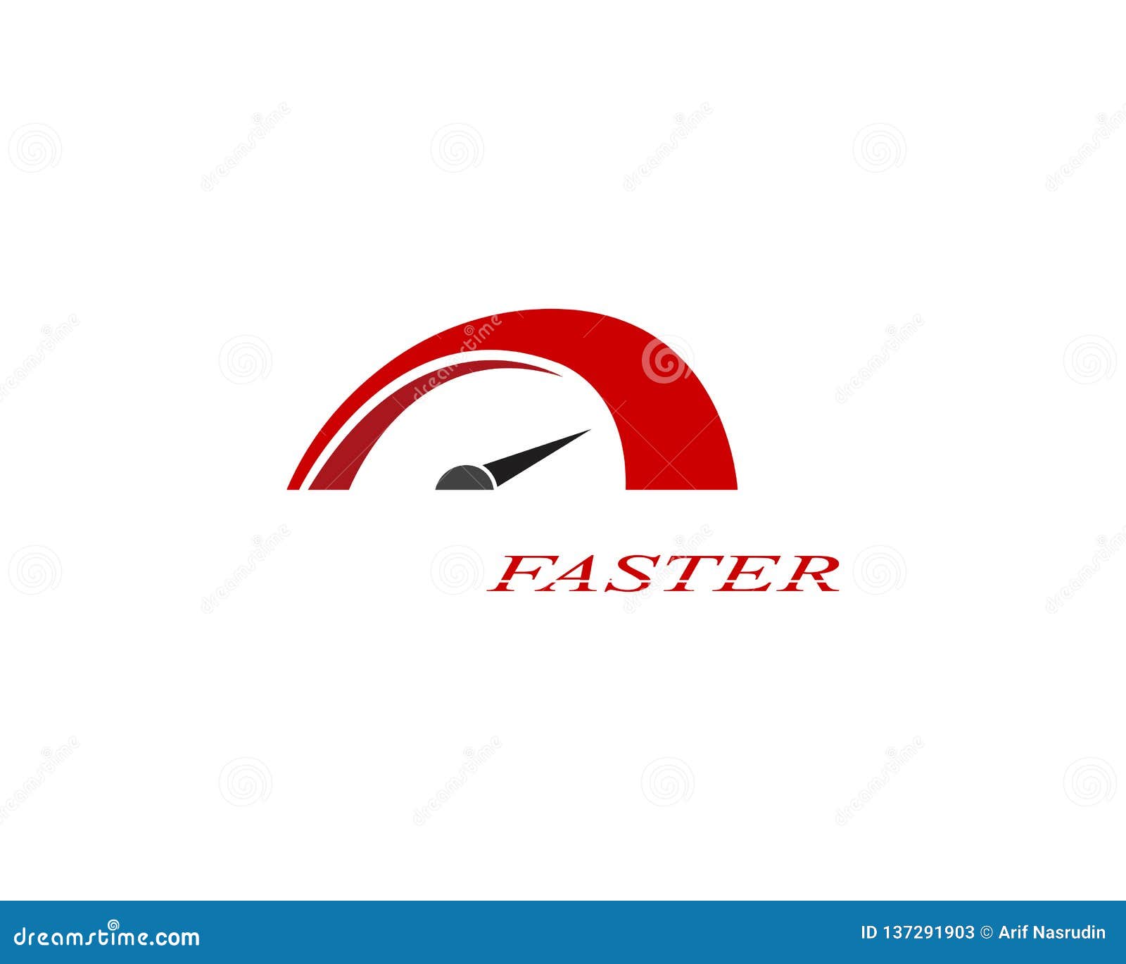 Faster Logo Template Vector Icon Illustration Design Stock Illustration ...