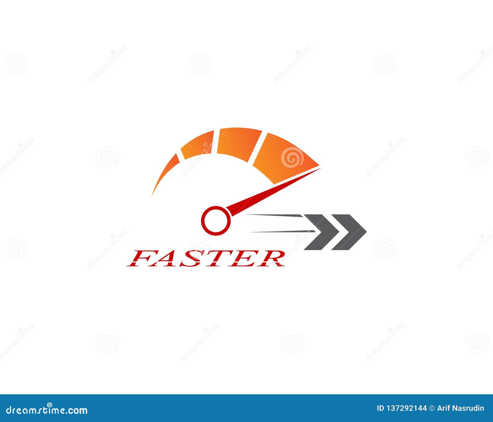 Faster Logo Template Vector Icon Illustration Design Stock Illustration ...