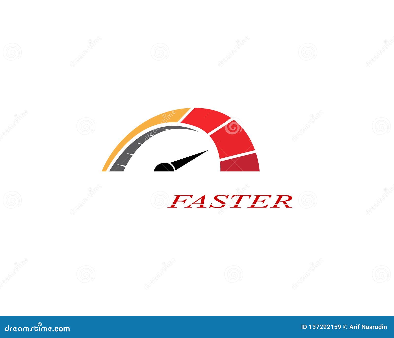 Faster Logo Template Vector Icon Illustration Design Stock Illustration ...