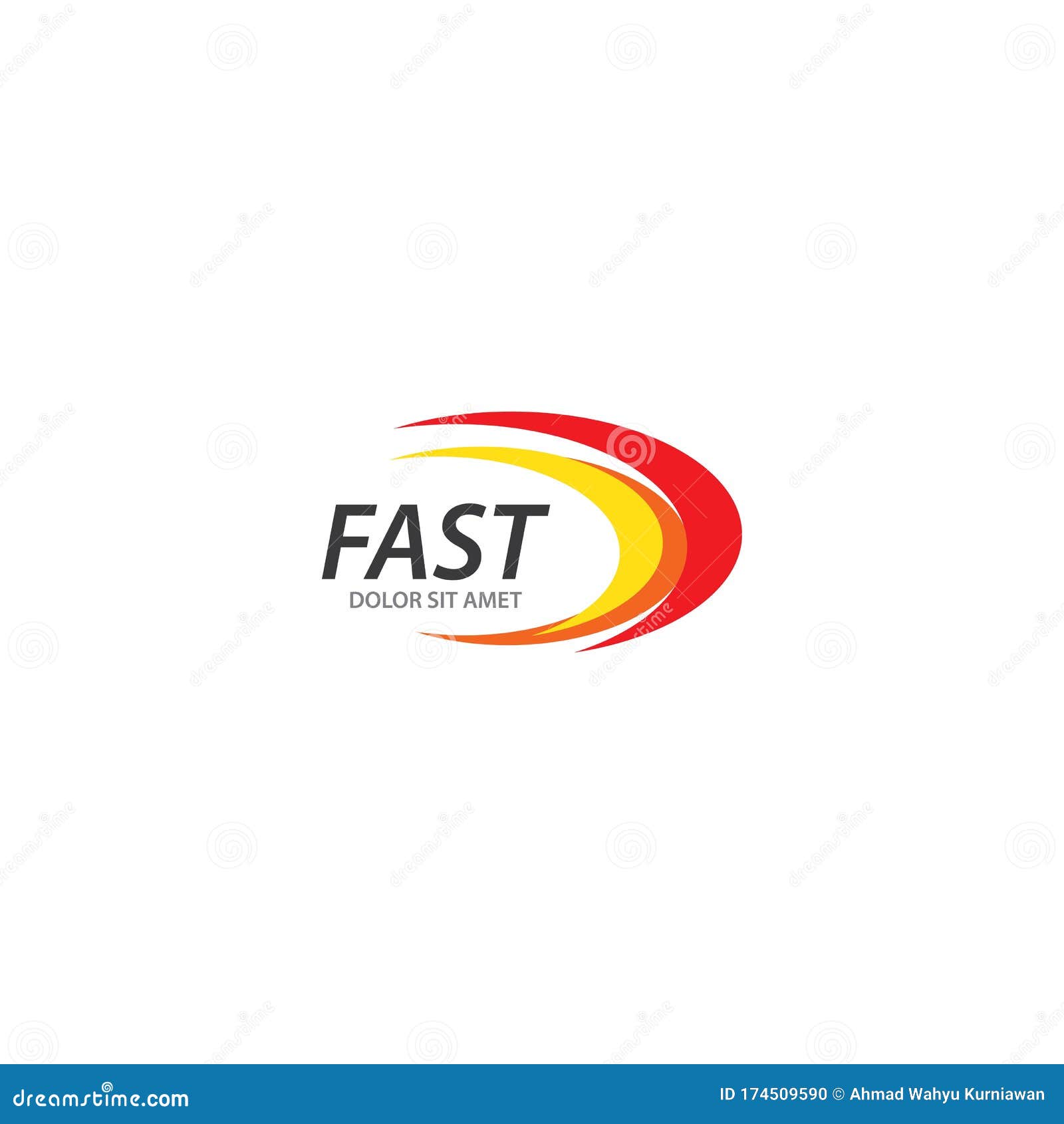Faster Logo stock vector. Illustration of identity, growth - 174509590