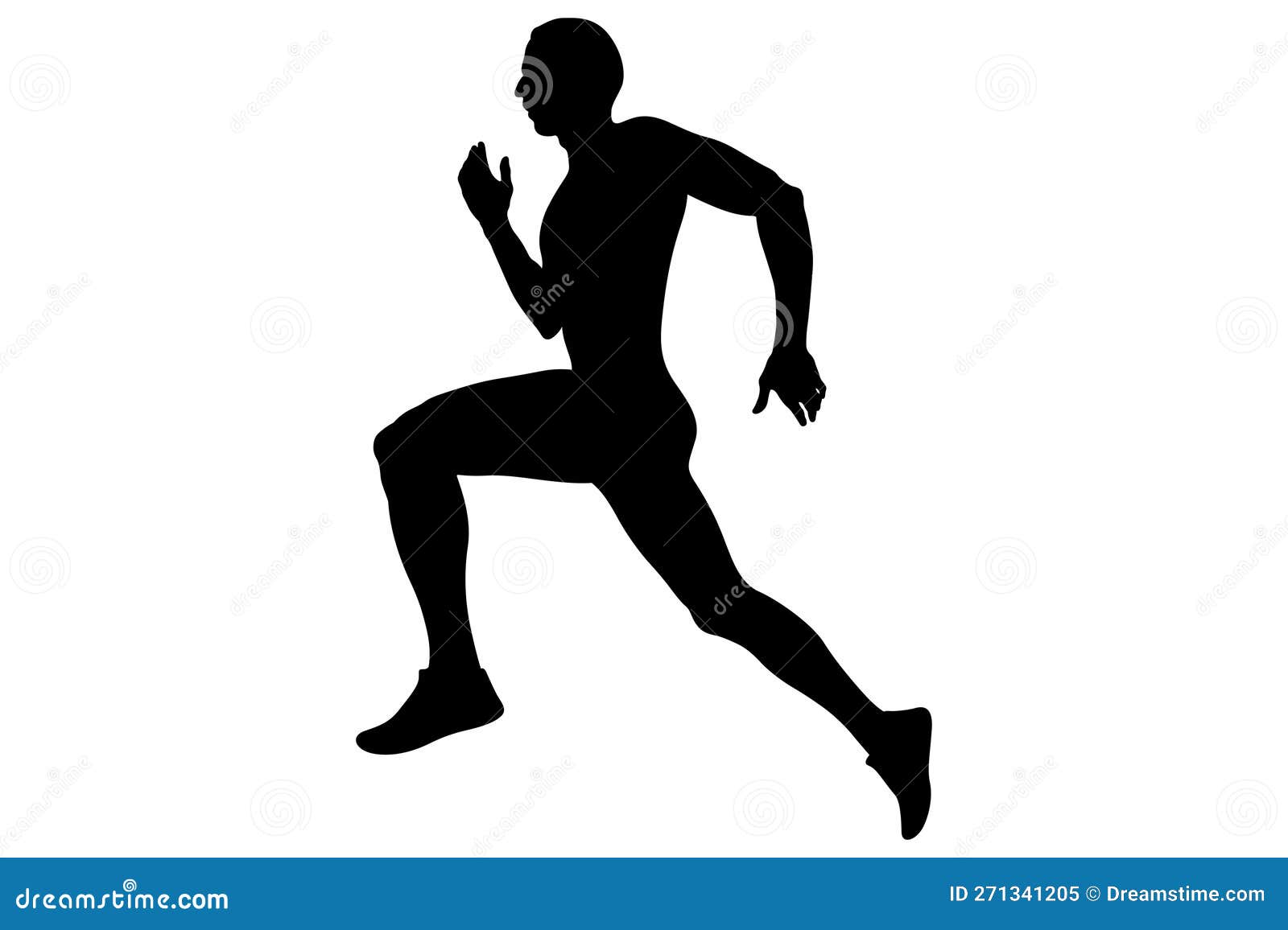 Faster Runner Athlete Running Stock Vector - Illustration of view ...