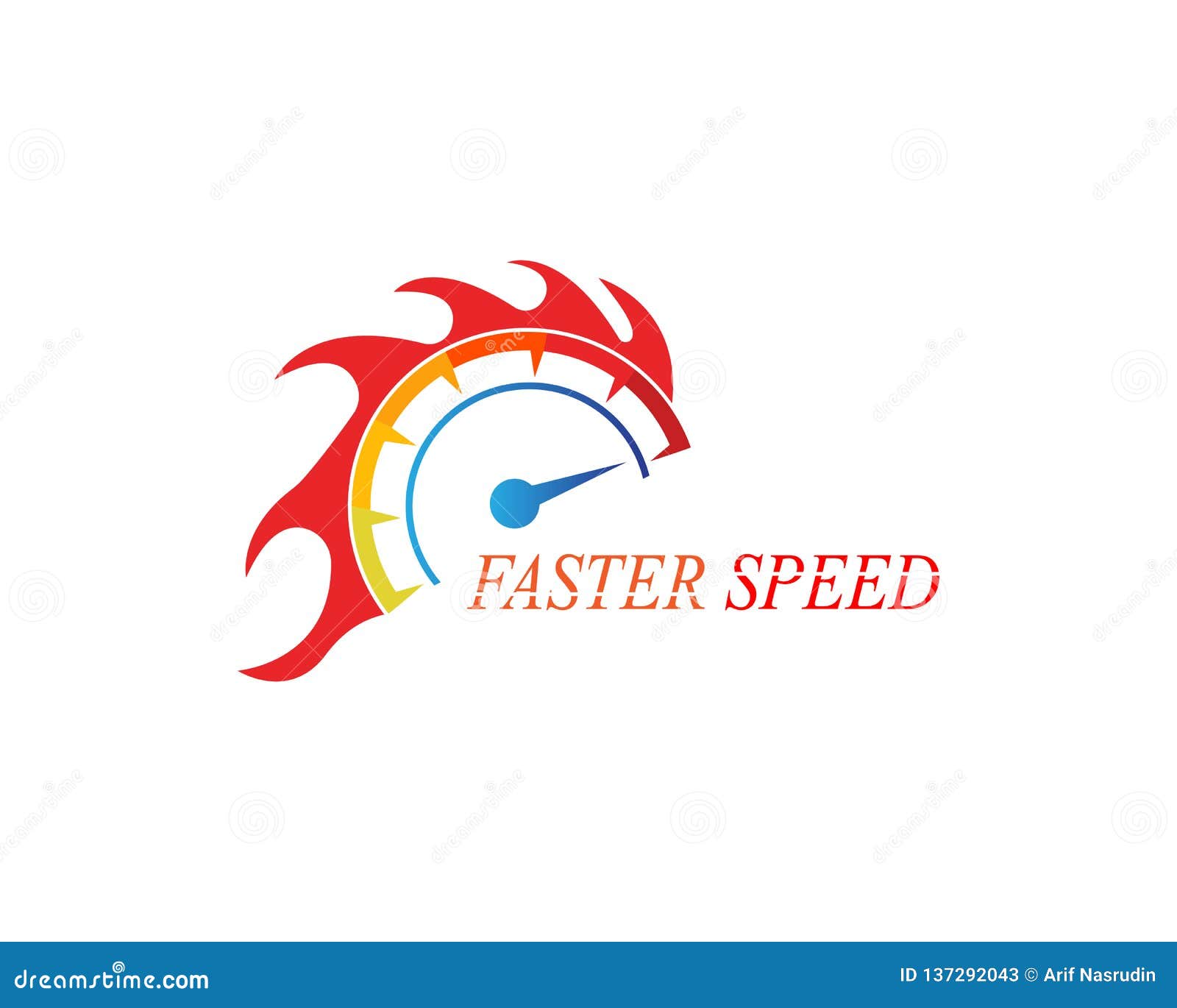 Faster Speed Car Logo Template Vector Illustration Stock Illustration ...