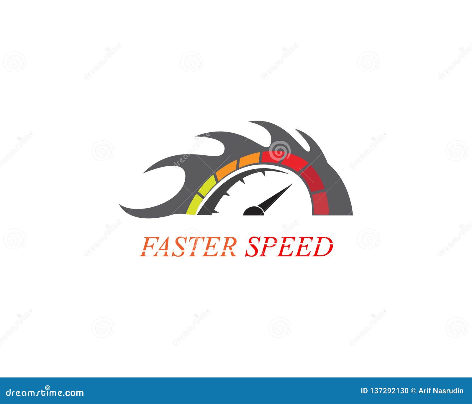 Faster Speed Car Logo Template Vector Illustration Stock Illustration ...