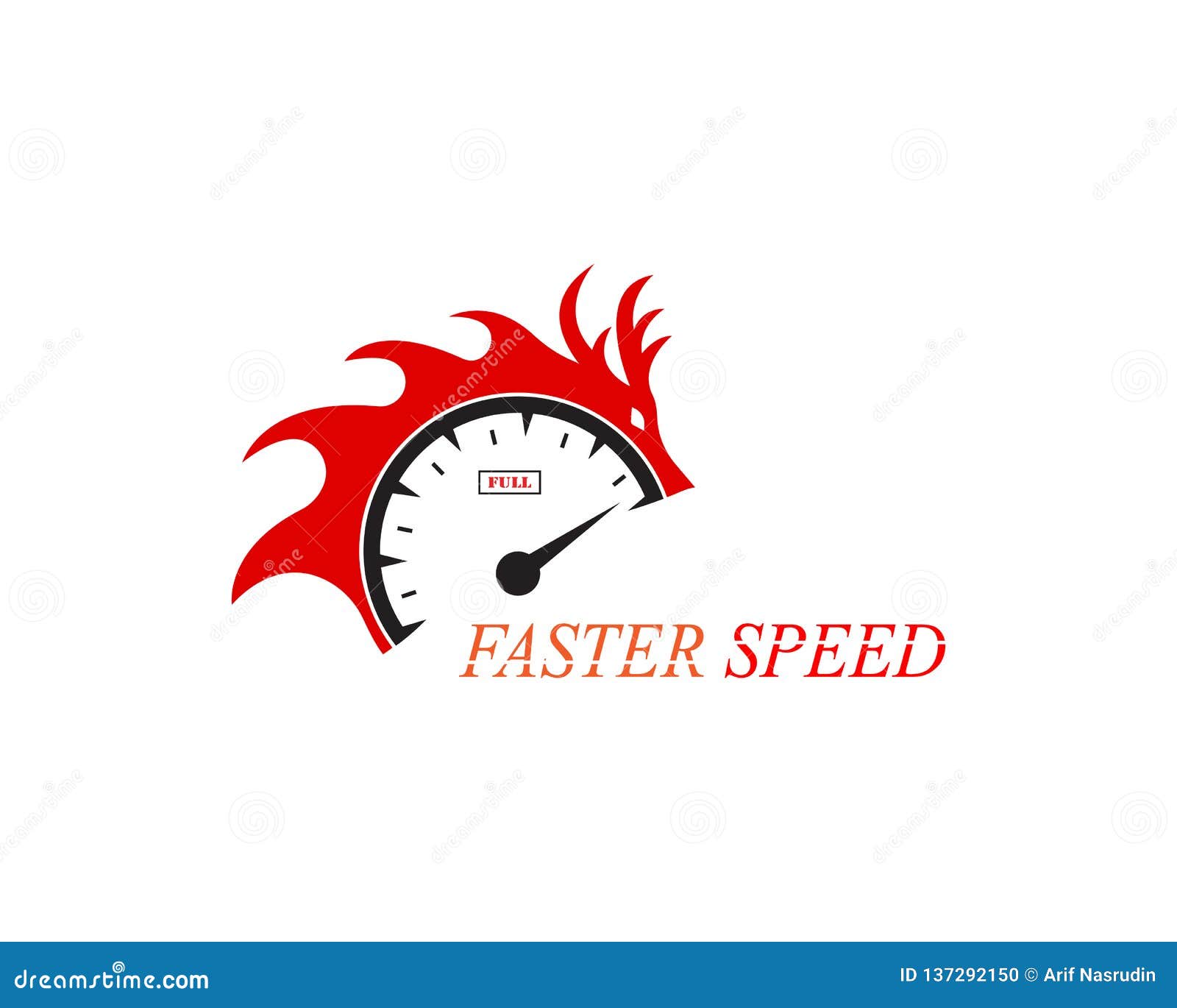 Faster Speed Car Logo Template Vector Illustration Stock Illustration ...