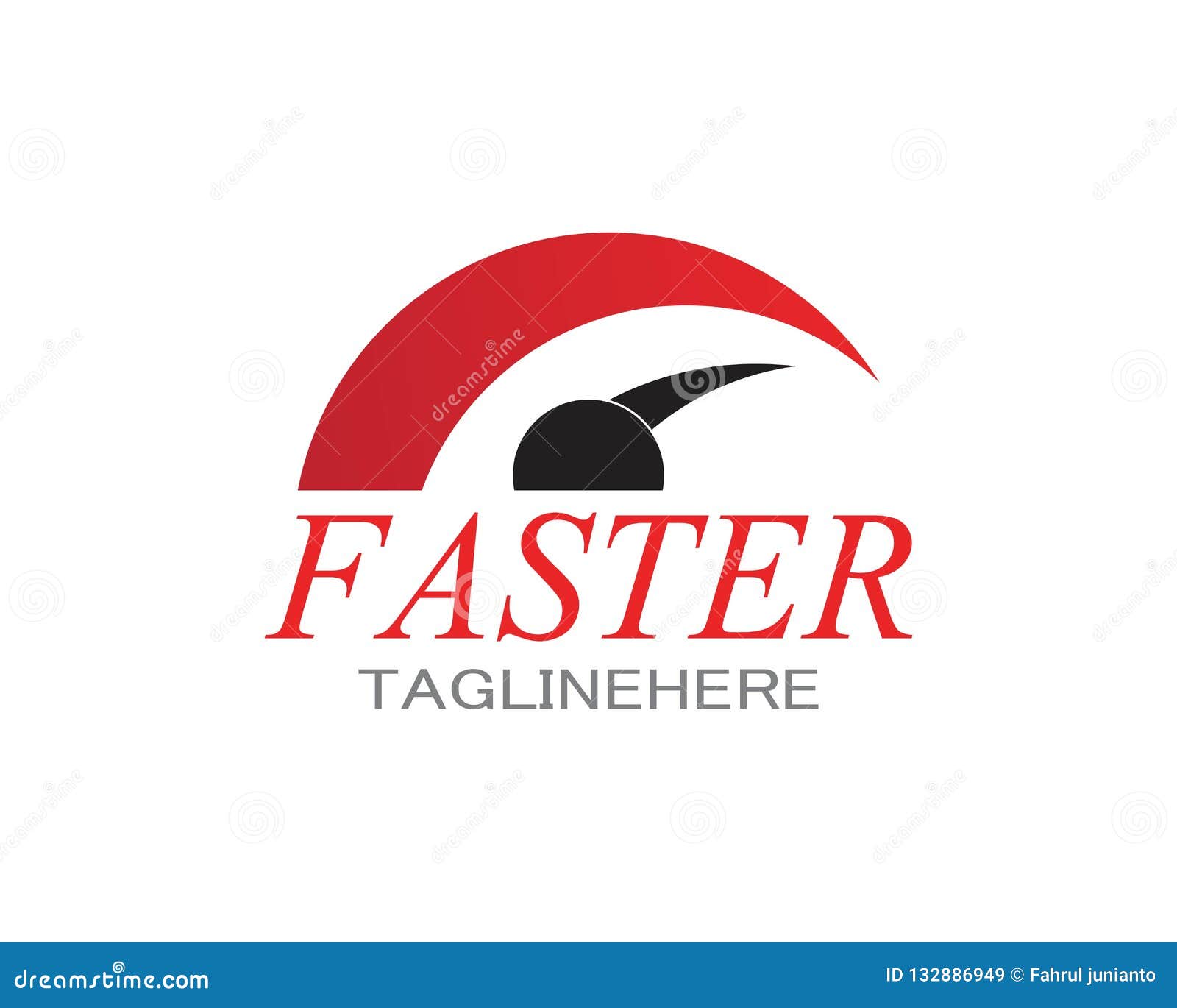 Faster speed logo template stock vector. Illustration of concept ...