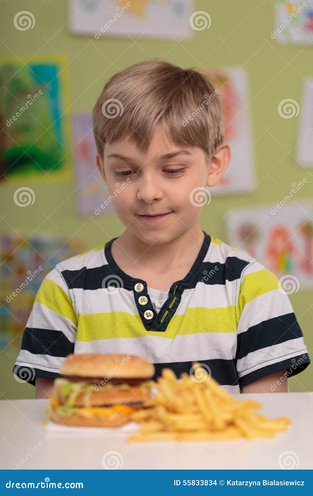 Fastfood for lunch stock photo. Image of delicious, hamburger - 55833834