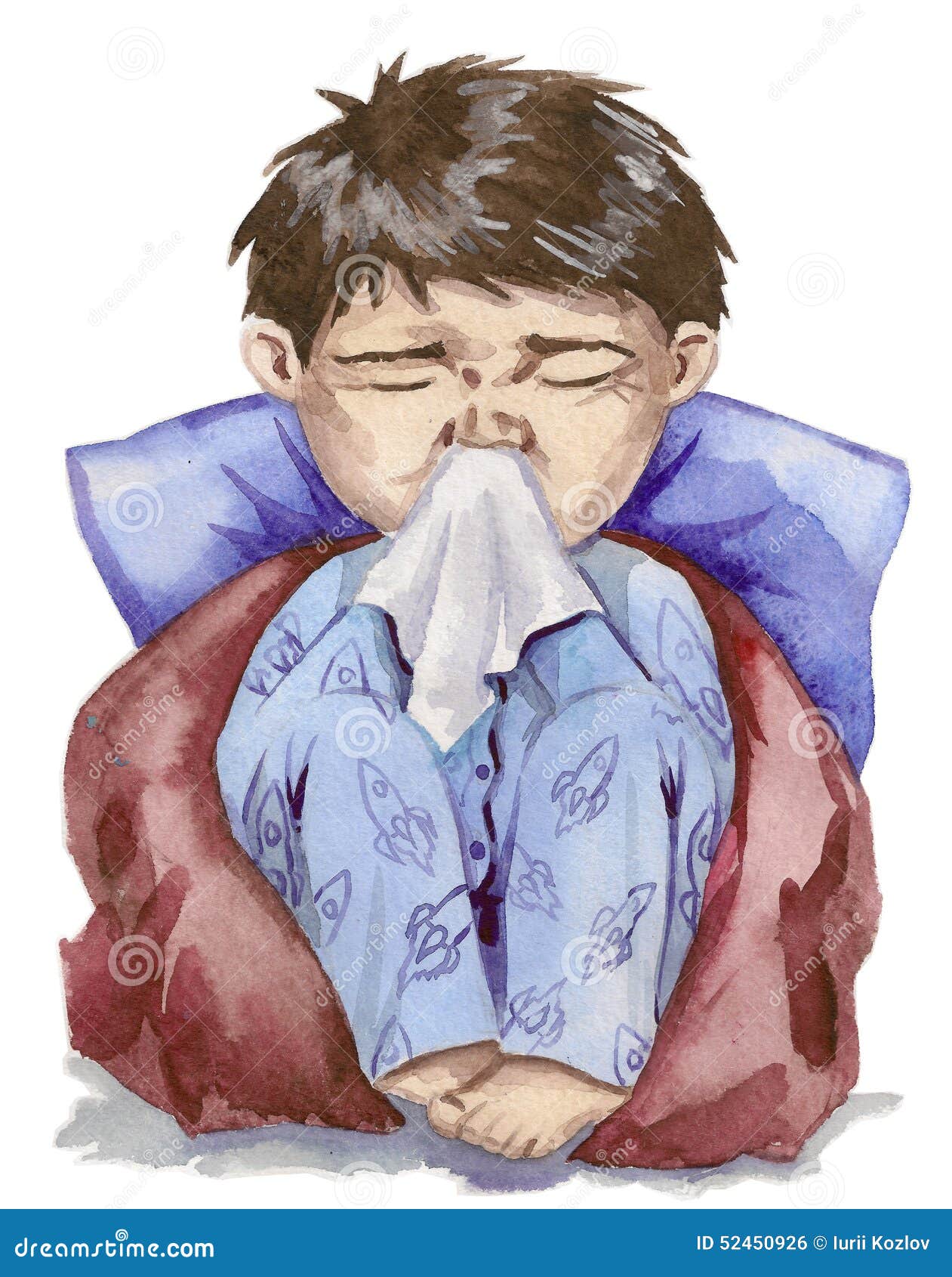 Fastidio stock de ilustración. Ilustración de enfermedad - 52450926