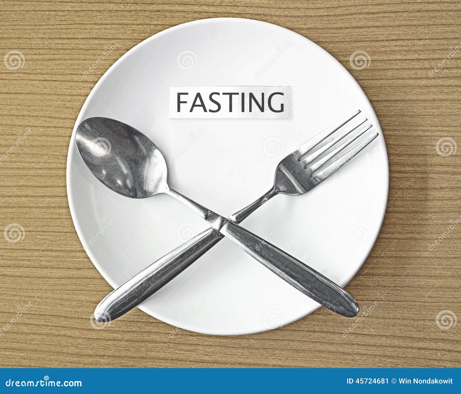 Fasting stock image. Image of tray, fork, dish, ramadan - 45724681