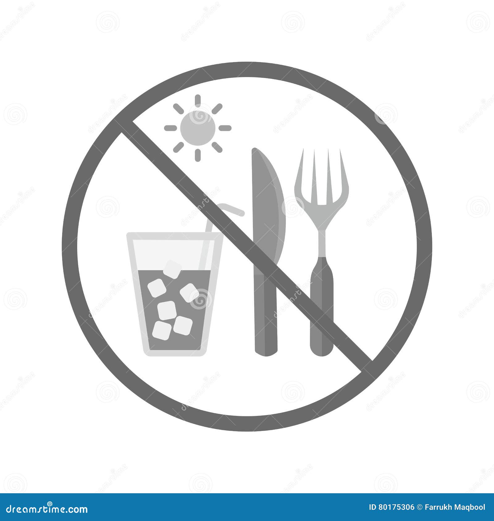 Fasting stock vector. Illustration of holy, icon, arabic - 80175306