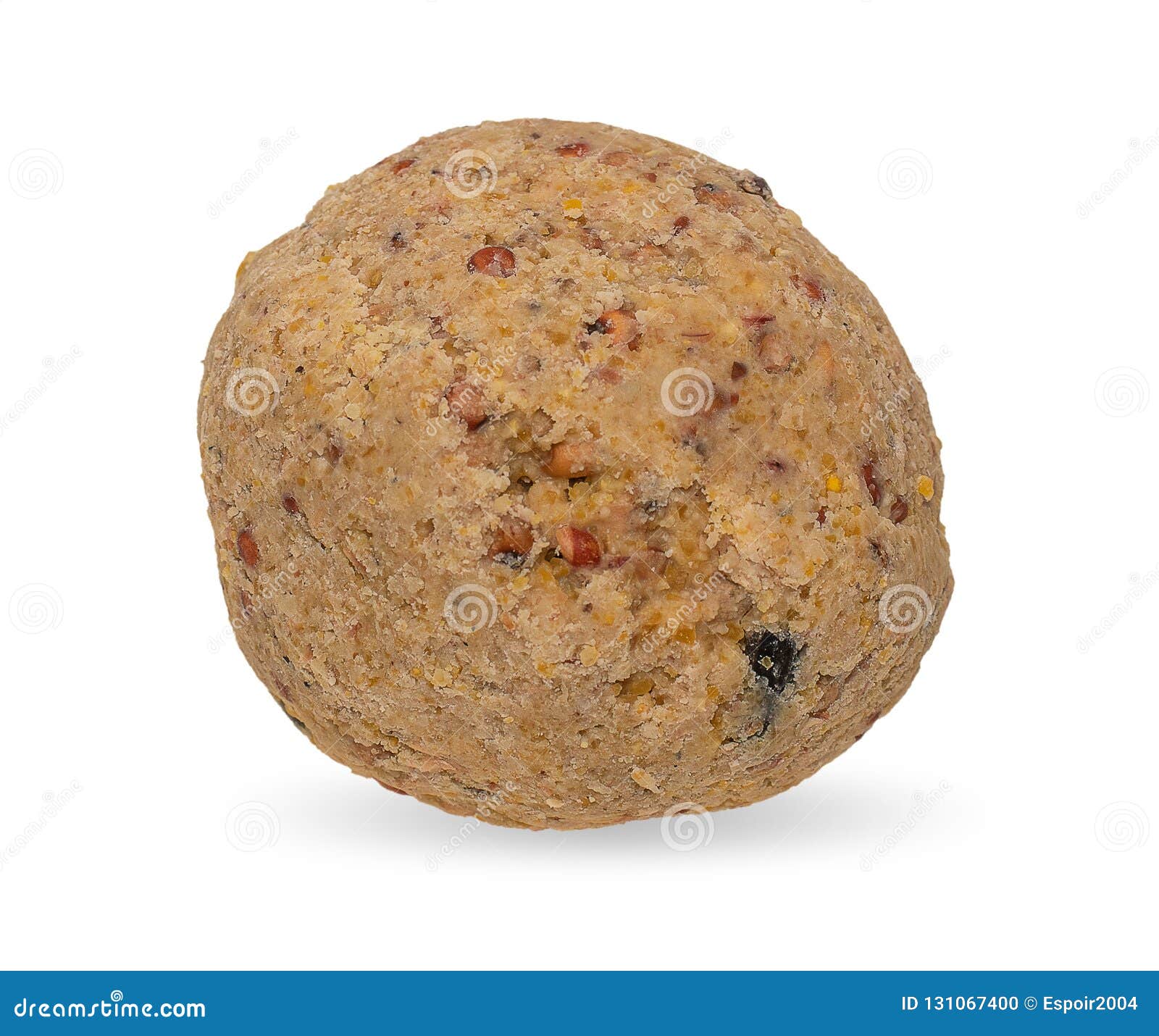 The Fat Balls for Feeding Birds Isolated on White Bacground Stock Photo ...