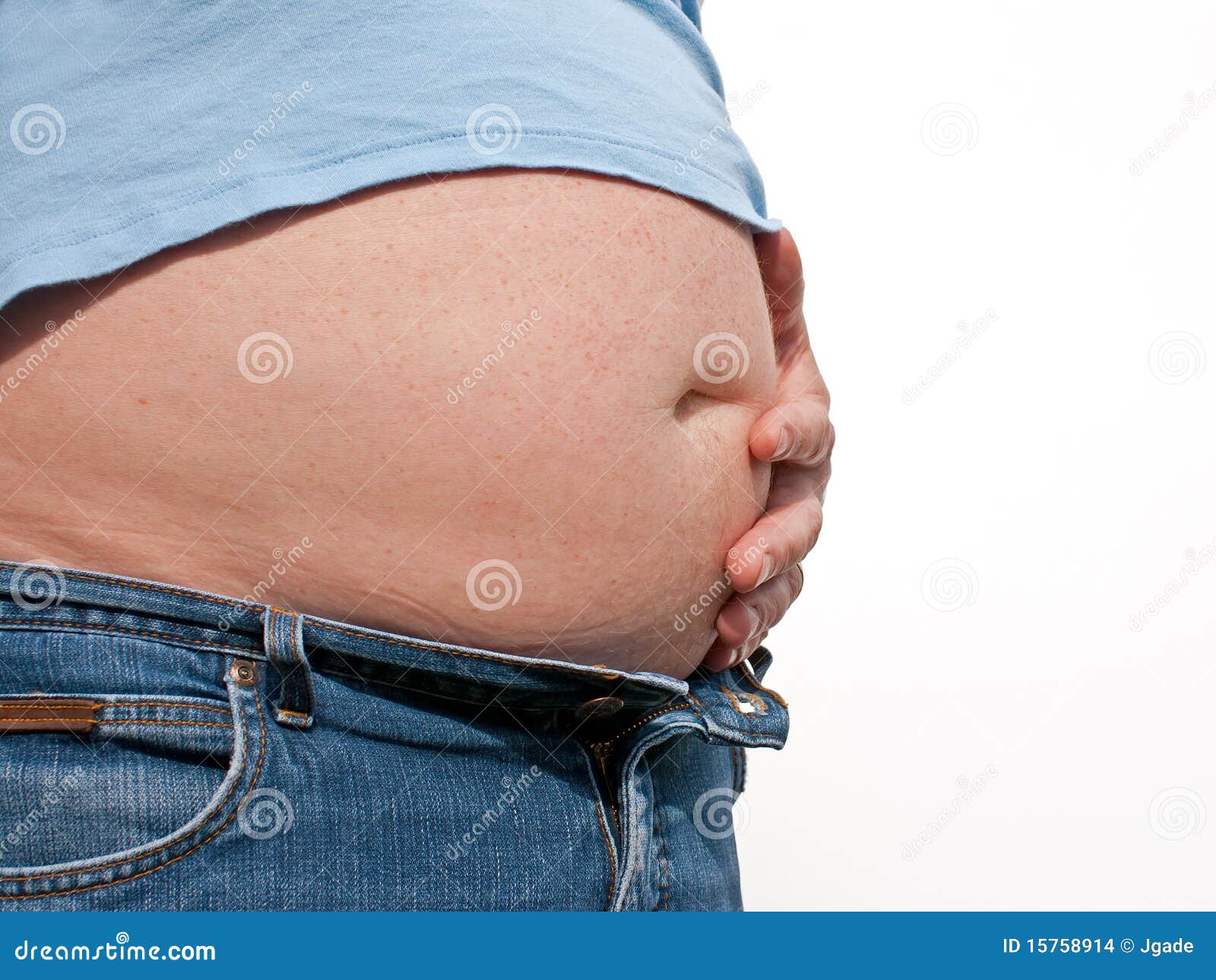 Fat Belly stock photo. Image of pregnant, freckles, swollen - 15758914