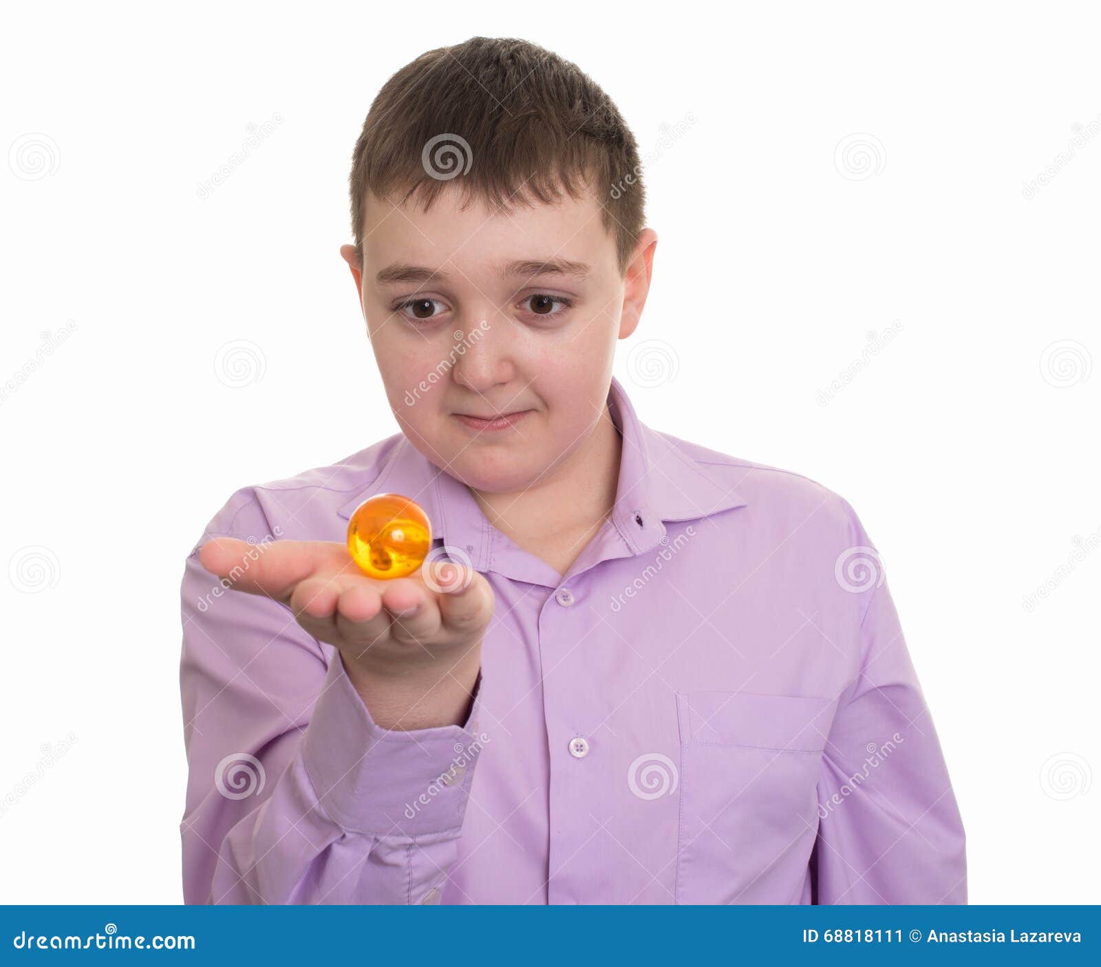 Fat boy was frightened stock image. Image of appeal, youth - 68818111