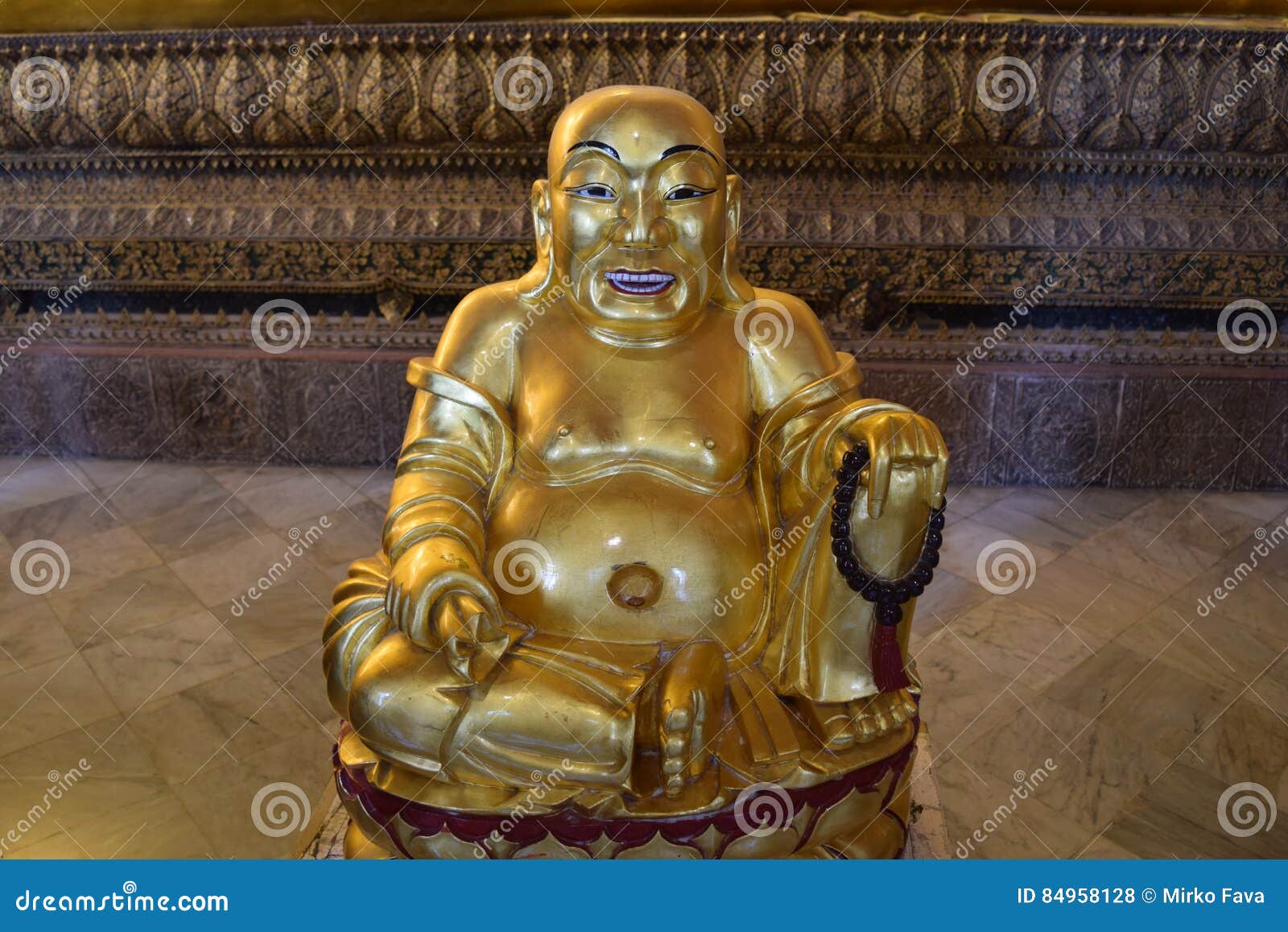 Fat Buddha stock photo. Image of religion, culture, temple - 84958128