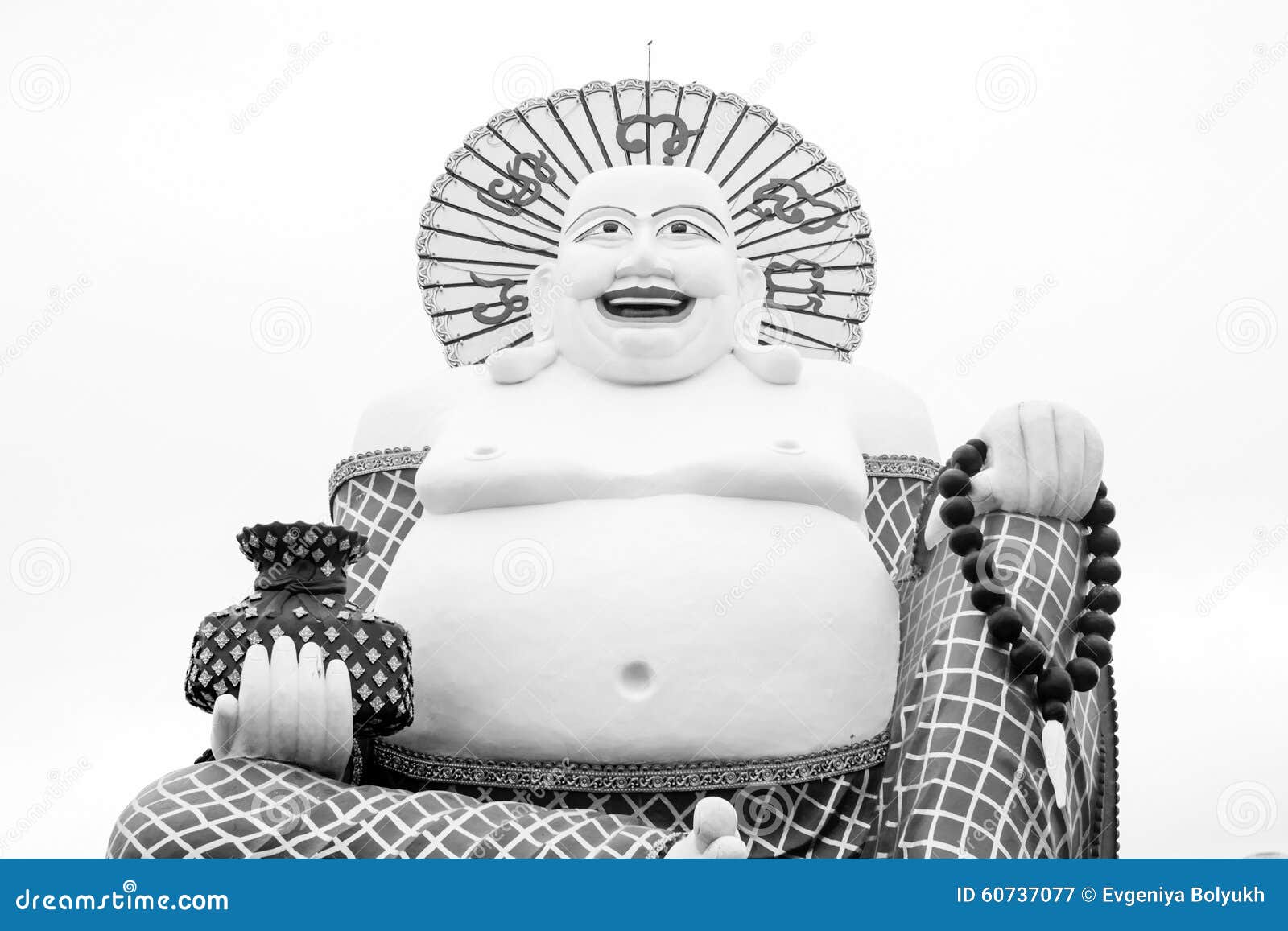 Fat Buddha statue stock image. Image of beautiful, attraction - 60737077