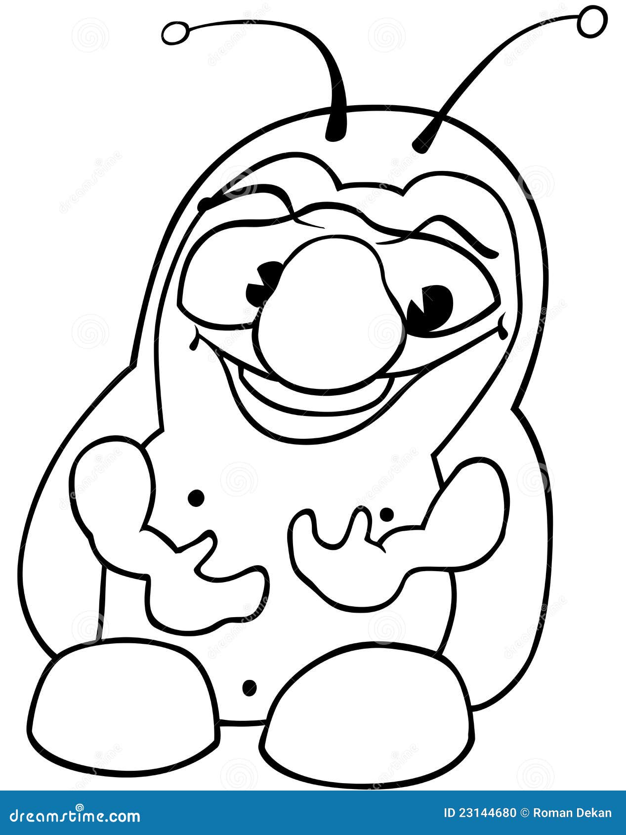 Fat Bug stock vector. Illustration of isolated, vector - 23144680