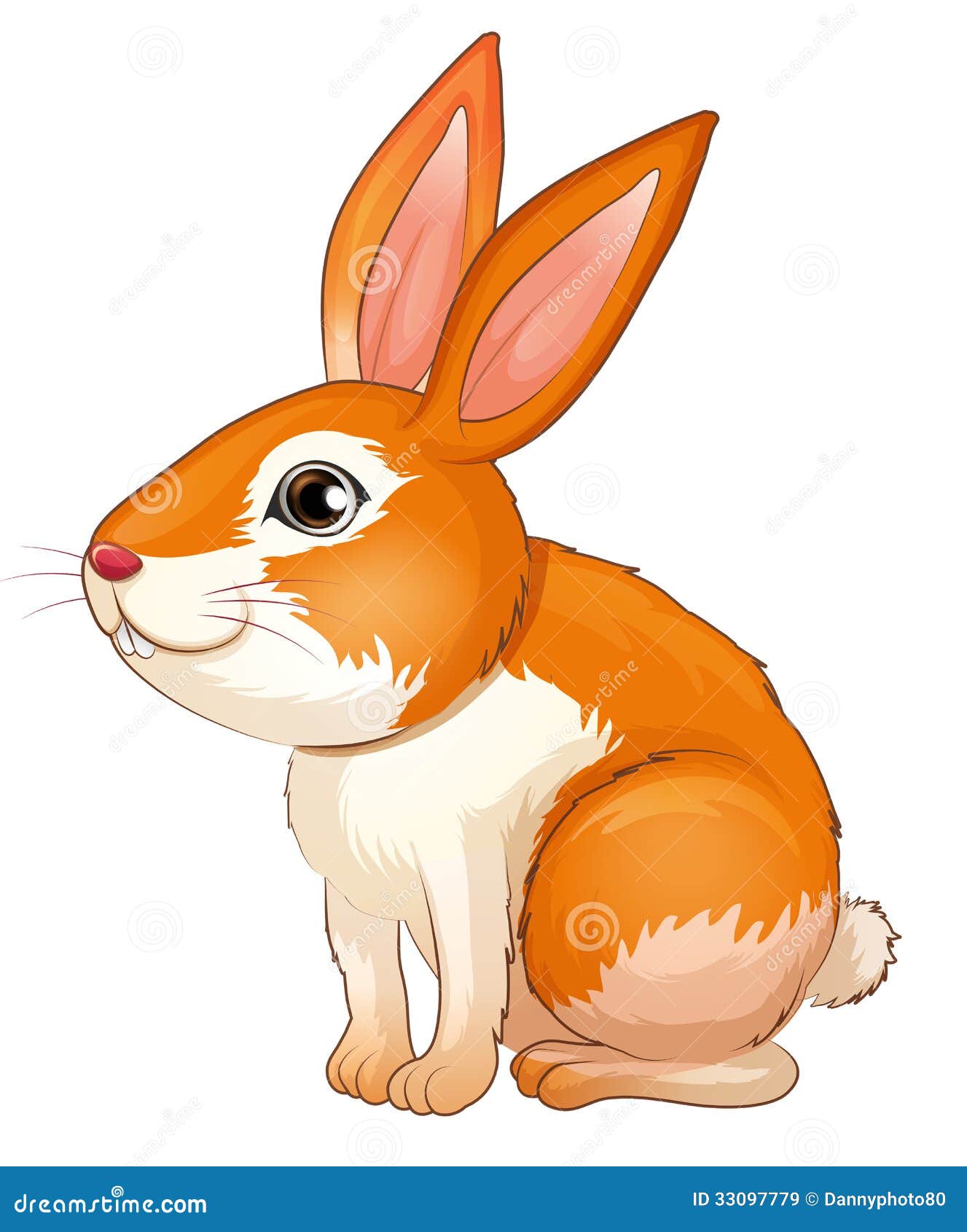 A fat bunny stock vector. Illustration of ears, bunny - 33097779