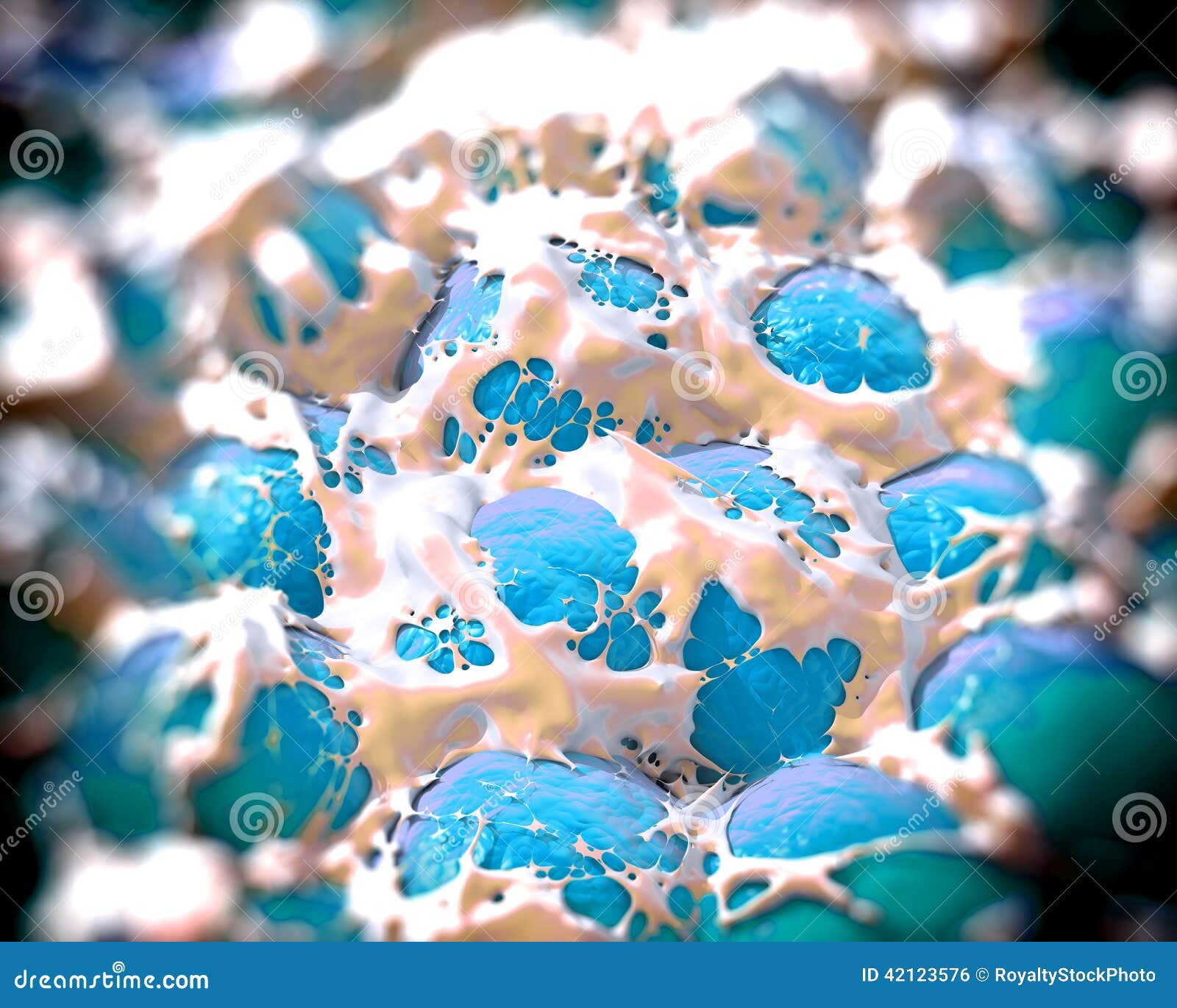 Fat Cells or Adipose Tissue Stock Illustration - Illustration of ...