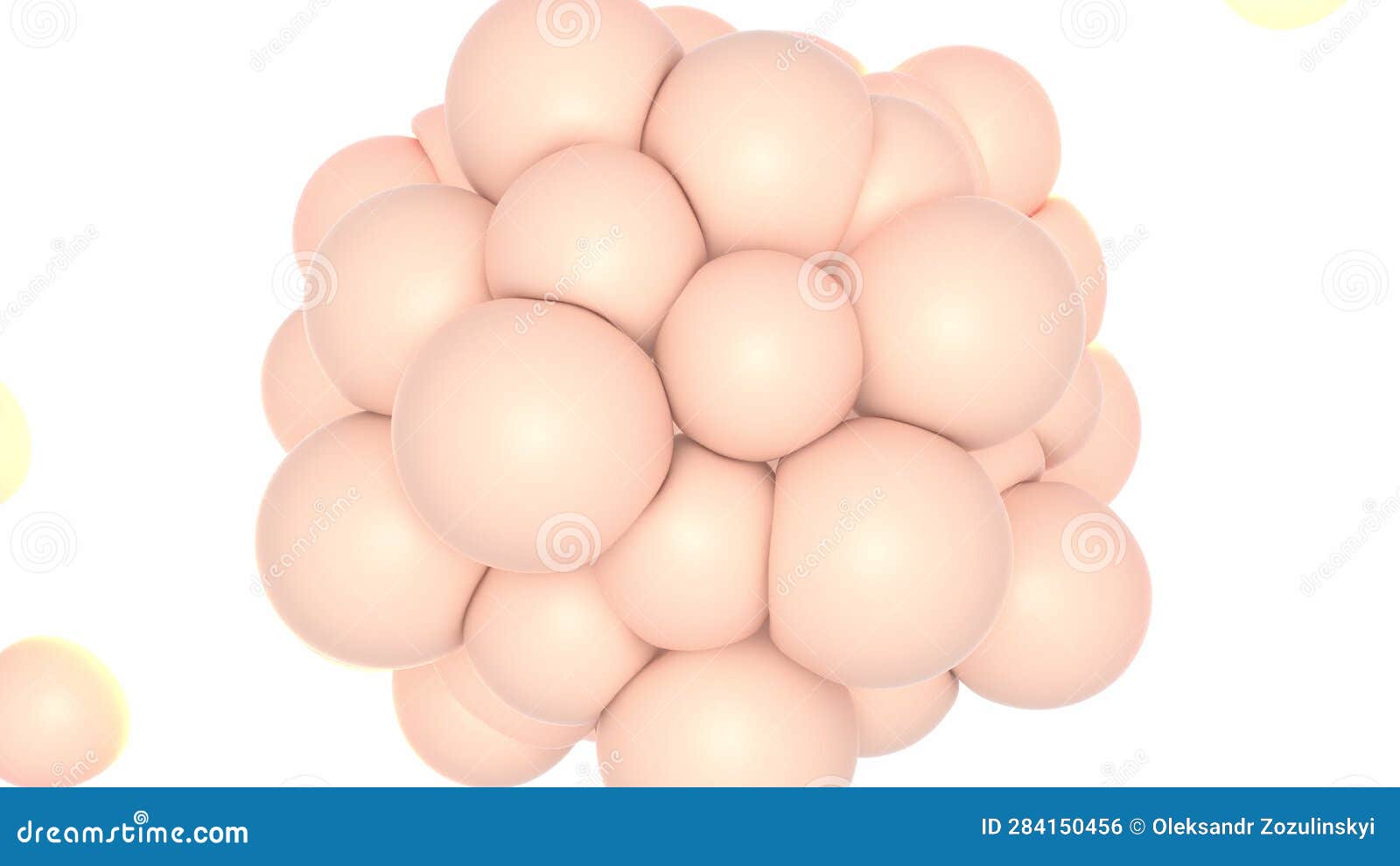 Fat Cells Collide Into One Pile 3d Stock Photography | CartoonDealer ...