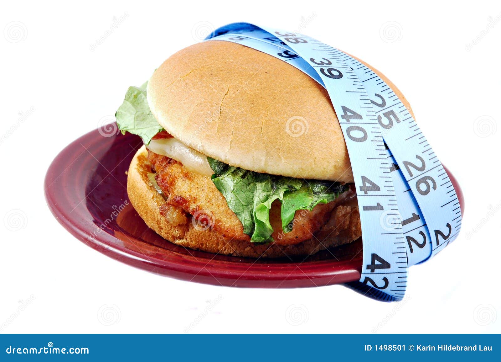 Fat Chicken Sandwich stock image. Image of lettuce, cheese - 1498501