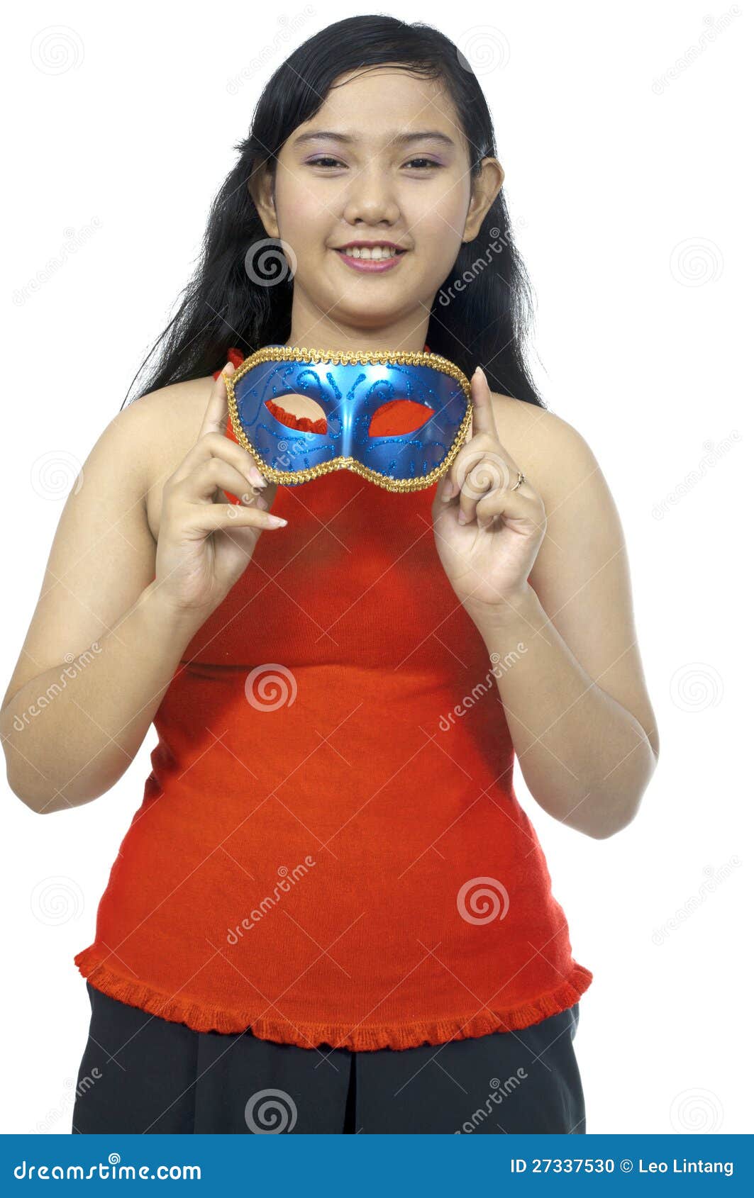 Fat Chubby Girl Wear Mask stock photo. Image of expression - 27337530