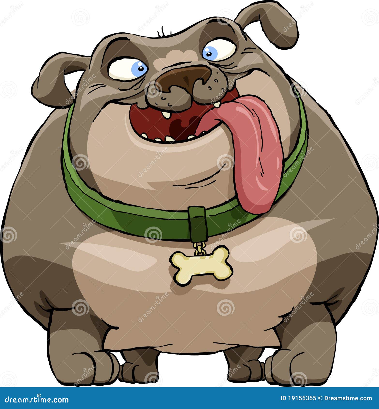Fat Dog Royalty Free Stock Photo - Image: 19155355