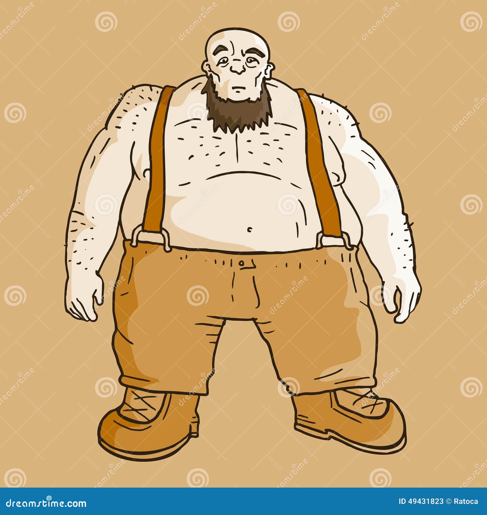 Fat elf stock vector. Illustration of disguised, black - 49431823