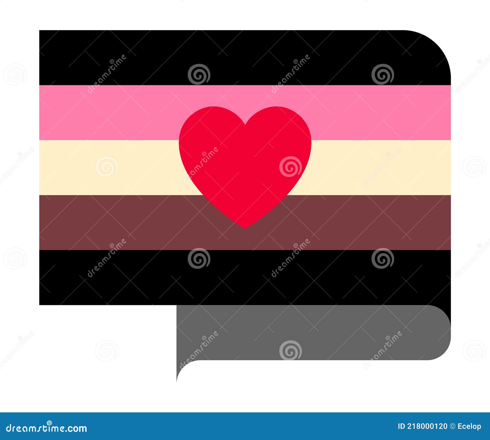 Fat fetish pride flag stock vector. Illustration of movement - 218000120