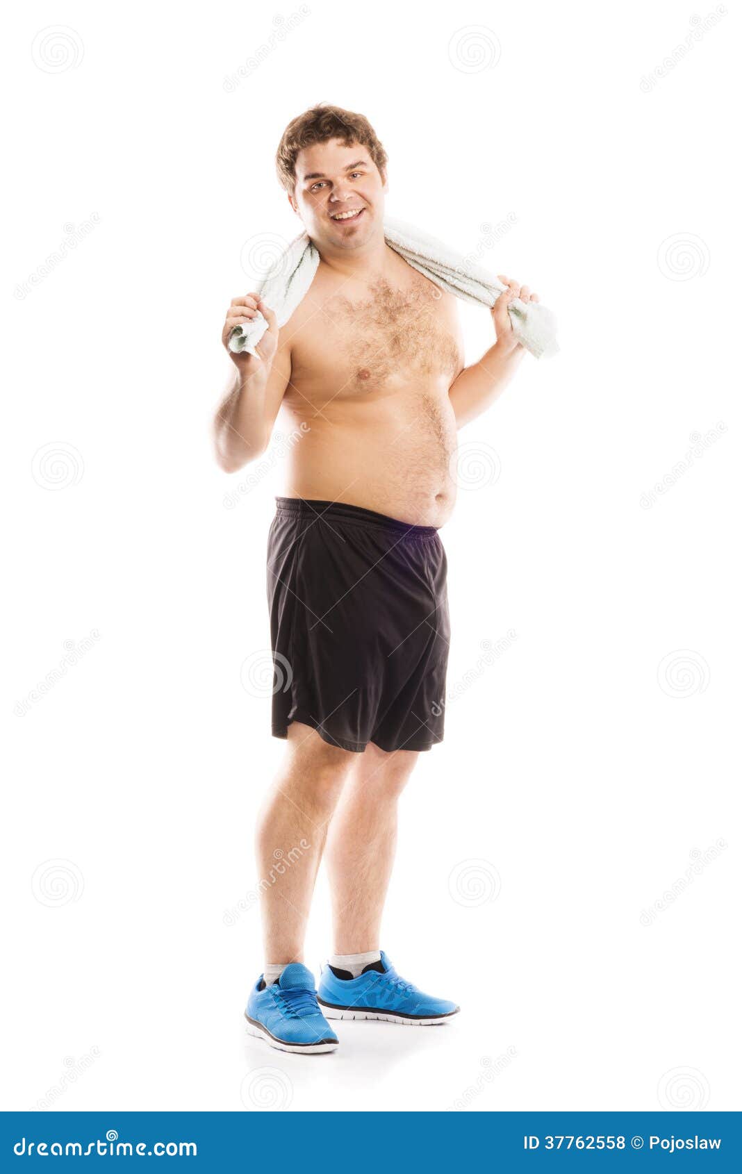 Fat fitness man stock photo. Image of building, training - 37762558