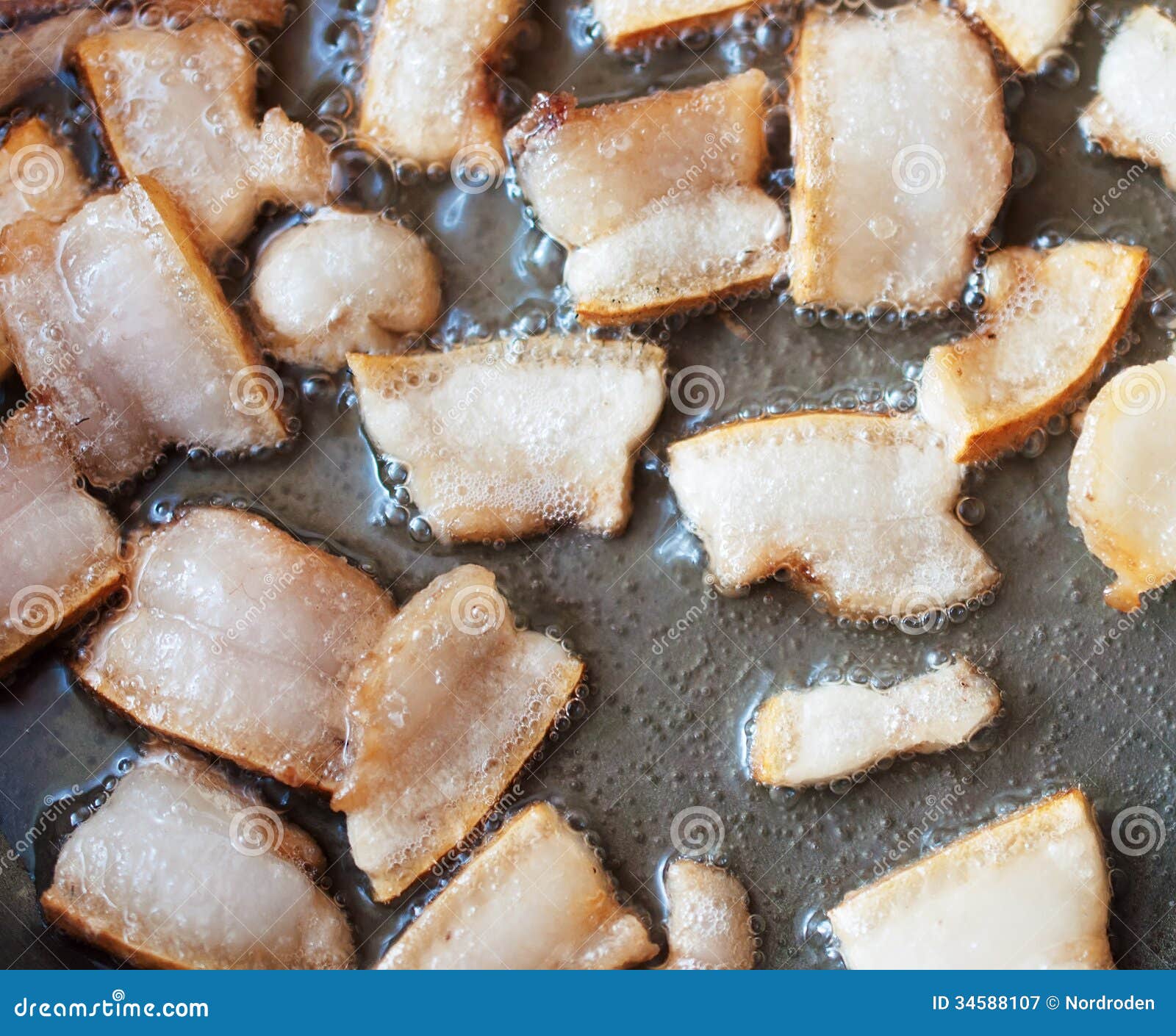 Fat fried in a pan. stock image. Image of grease, beef - 34588107
