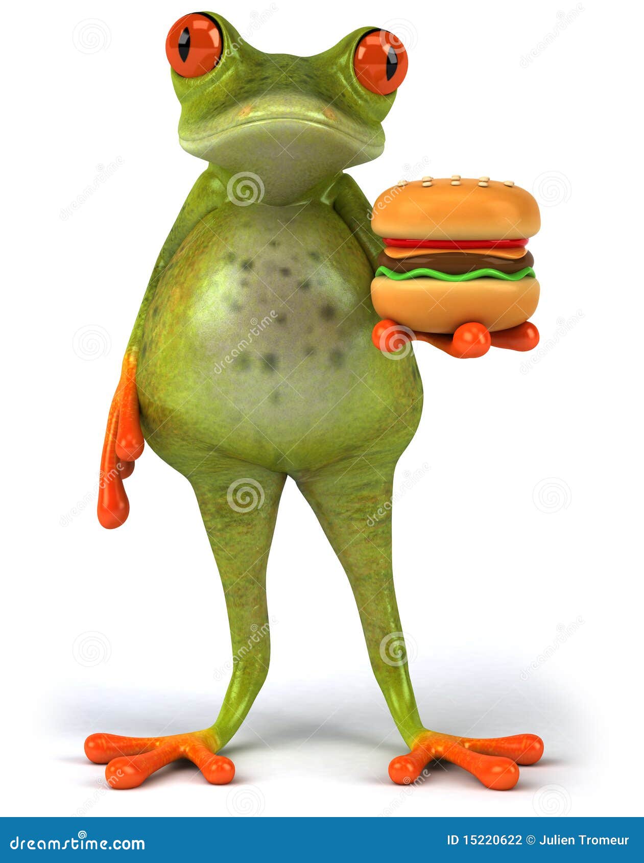 Fat frog stock illustration. Illustration of closeup - 15220622