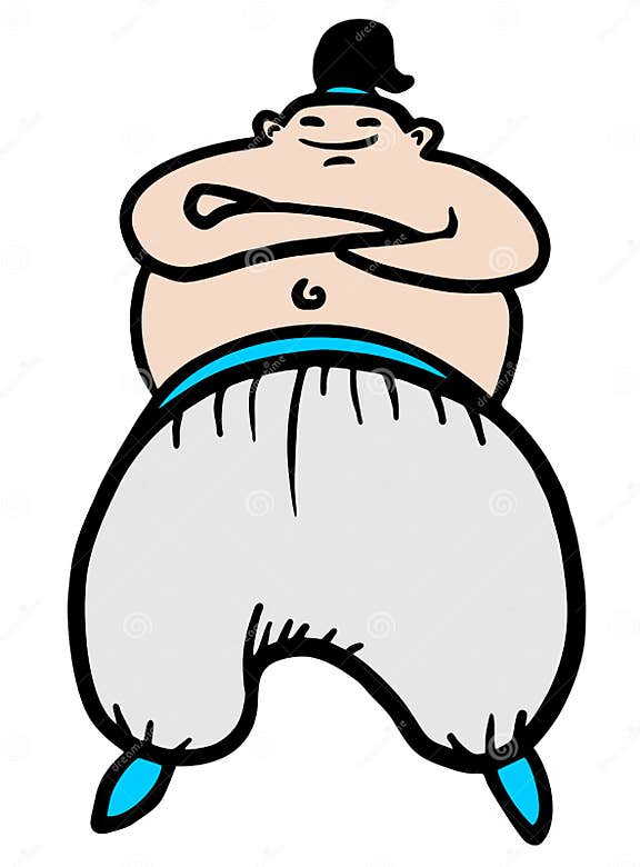 Fat genius stock vector. Illustration of creative, puppet - 41029935