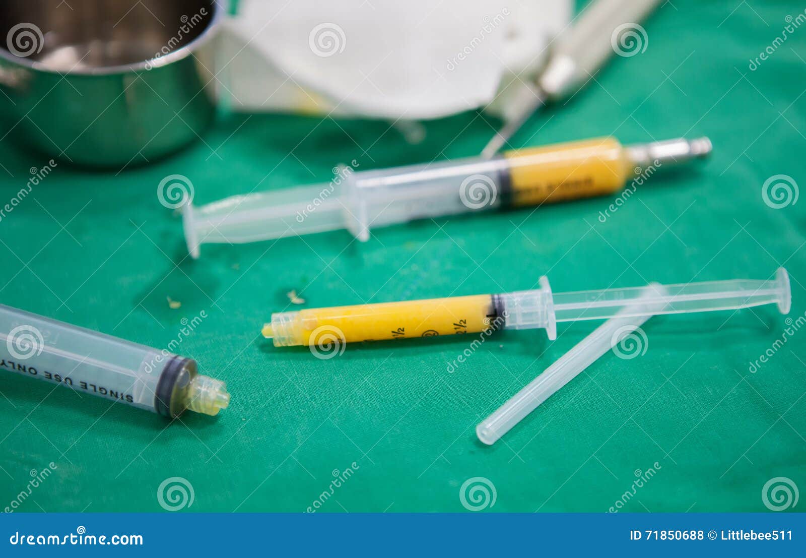 Fat Grafting Operation Set for Do Fat Grafting Stock Photo - Image of ...