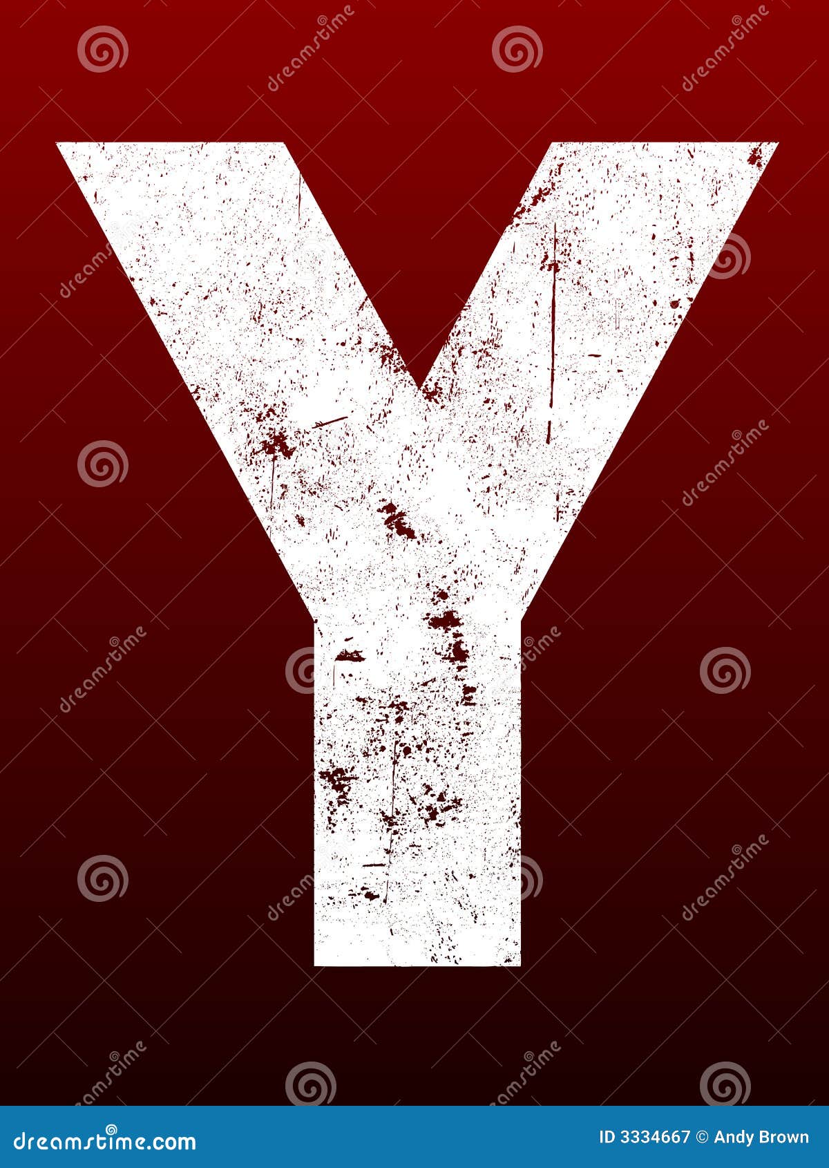 Fat Grunge Letters - Y stock vector. Illustration of letters - 3334667