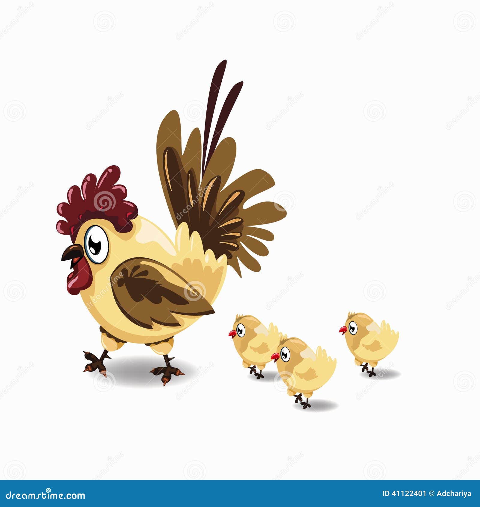 Fat Hen stock vector. Illustration of farm, chicken, graphic - 41122401