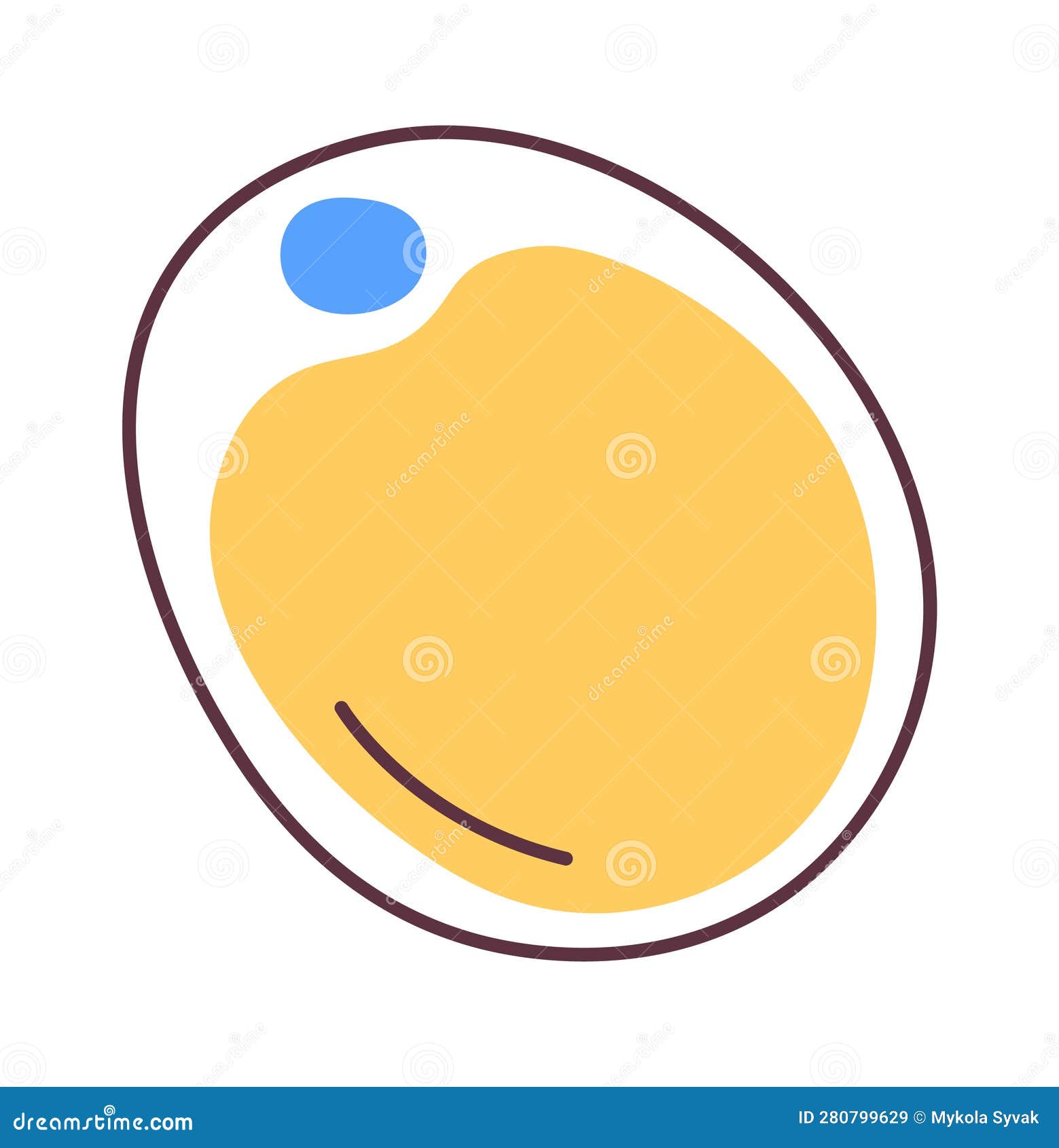 Fat Human Cell stock vector. Illustration of health - 280799629