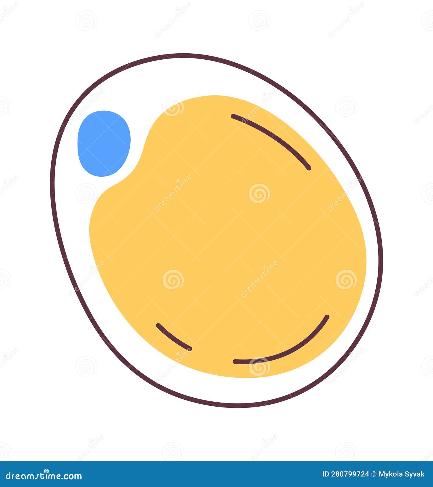 Fat Human Cell stock vector. Illustration of body, science - 280799724