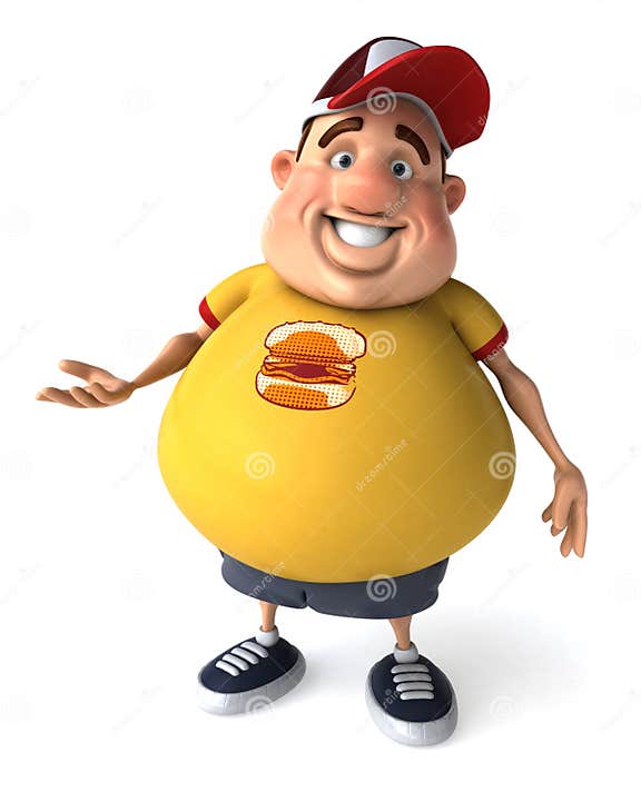 Fat kid stock illustration. Illustration of food, culture - 11306639